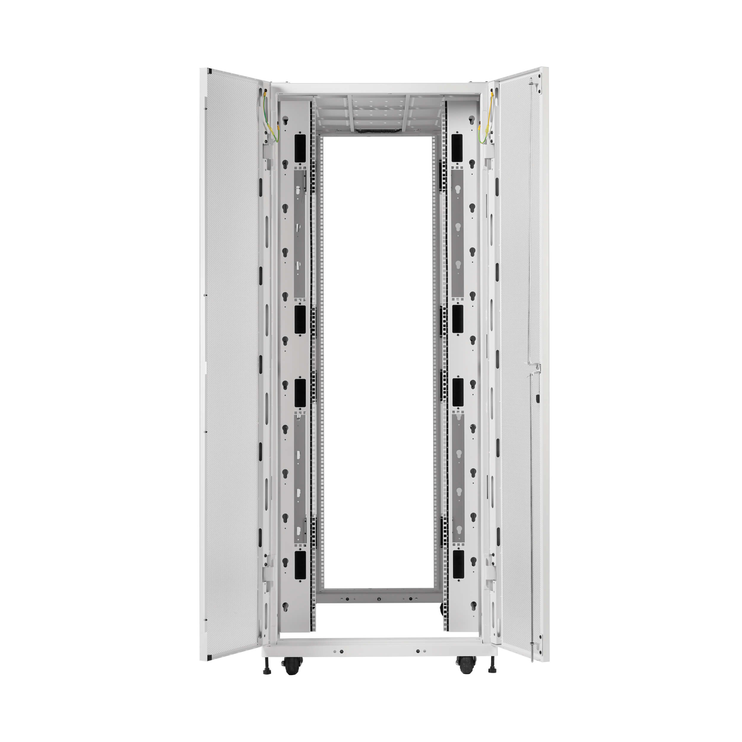 48U Heavy-Duty Extra Wide AI Server Rack Enclosure, White | Eaton