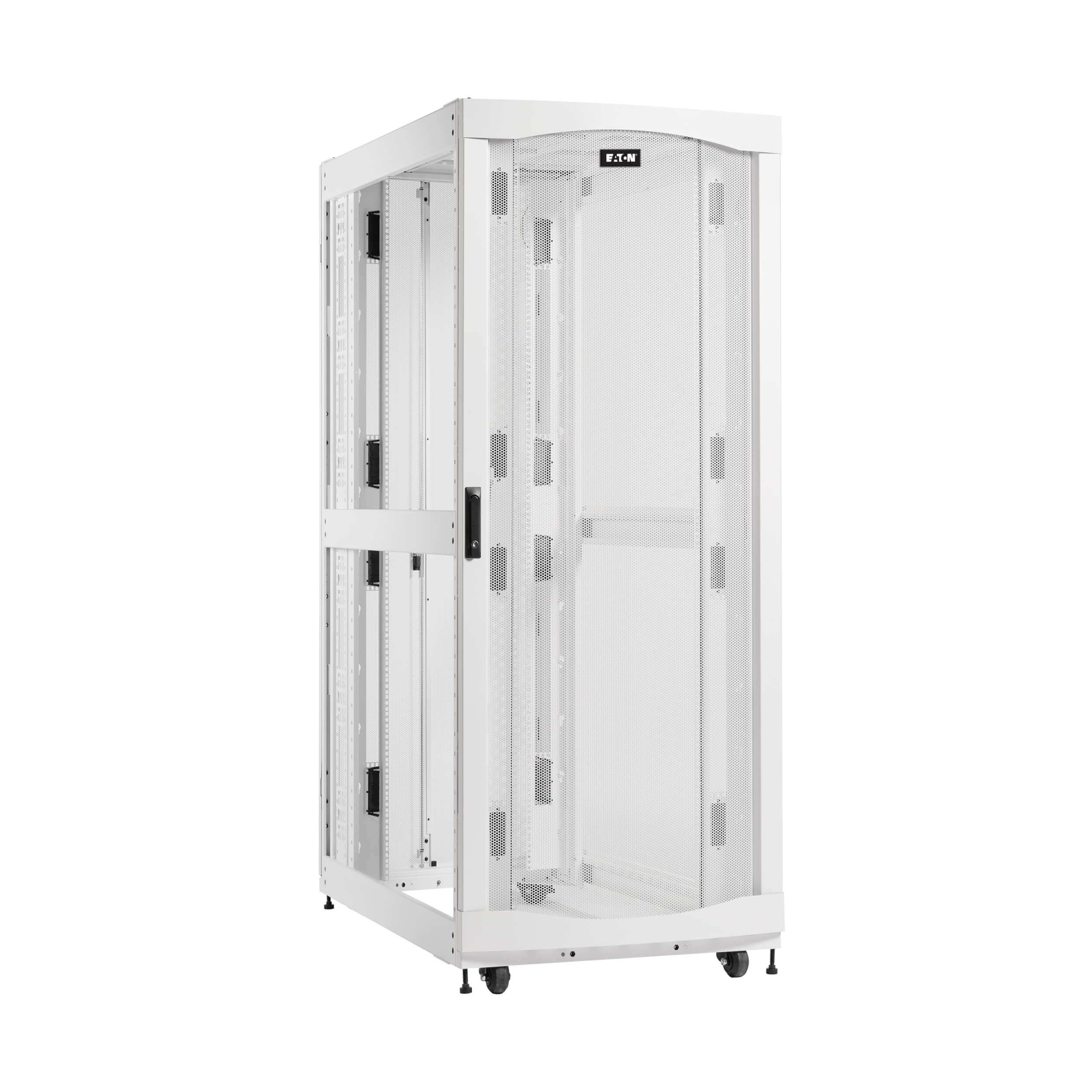 48U Heavy-Duty Deep Extra Wide AI Server Rack Enclosure, White | Eaton