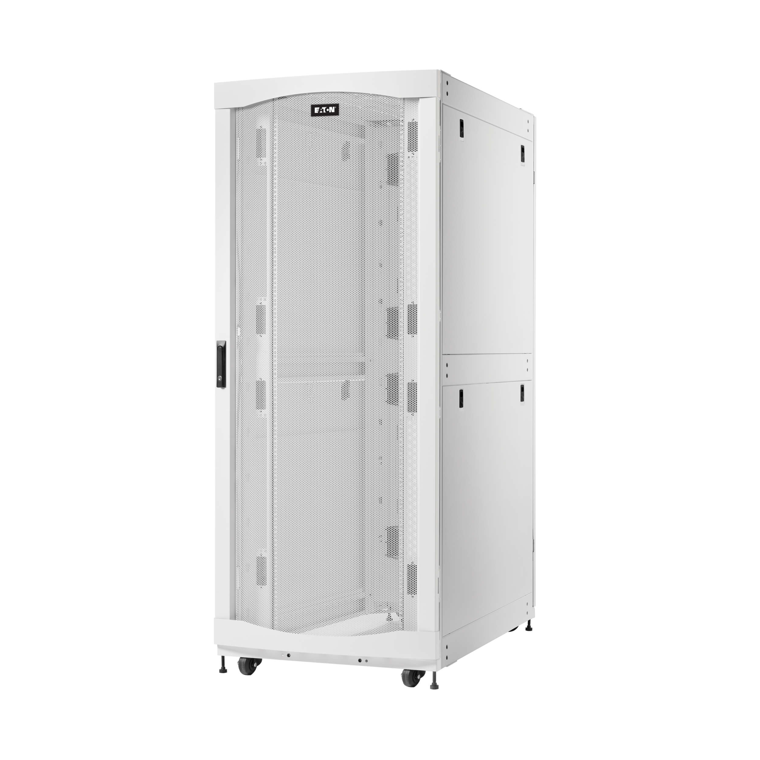 48U Heavy-Duty Deep Extra Wide AI Server Rack Enclosure, White | Eaton