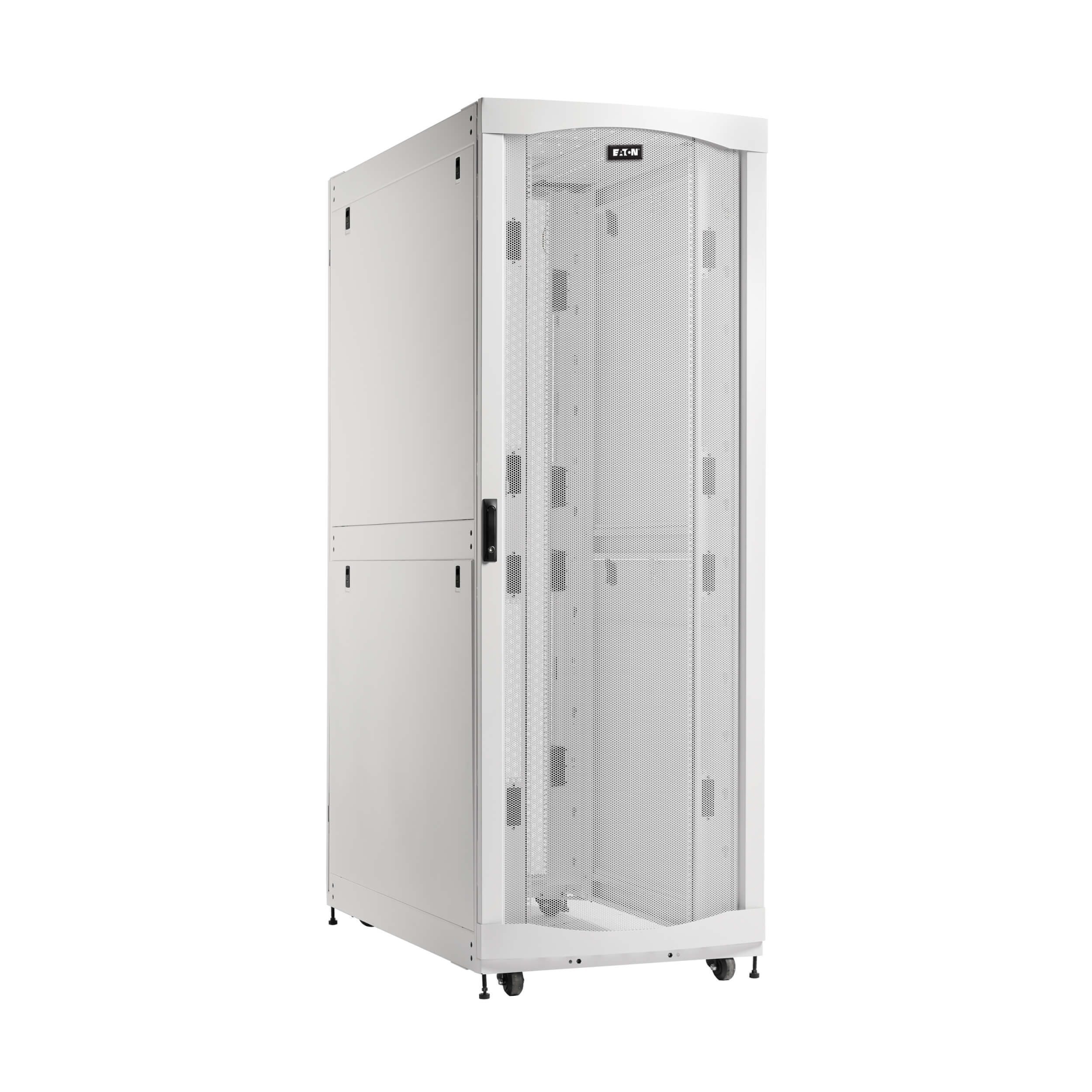 48U Heavy-Duty Extra Wide Deep AI Server Rack Enclosure, White | Eaton