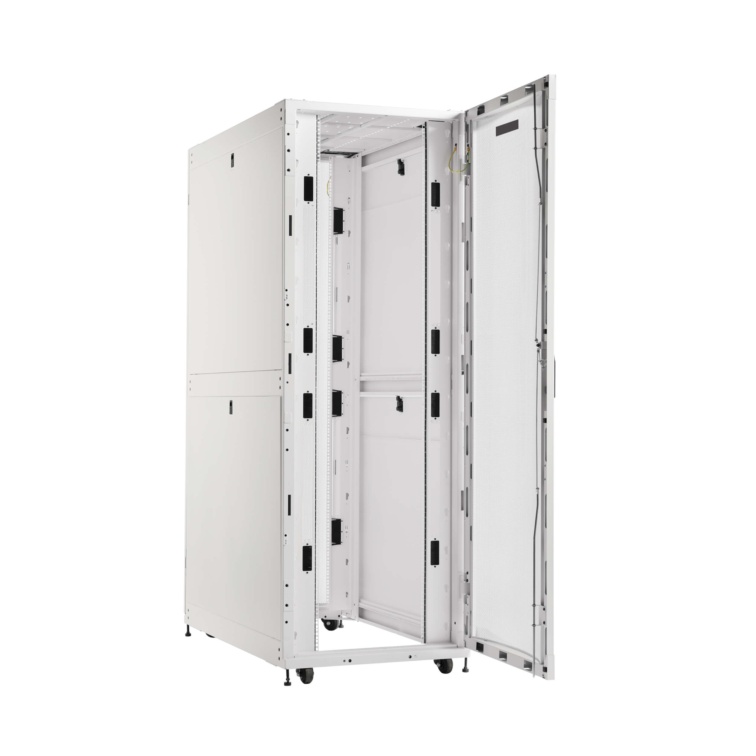 48U Heavy-Duty Extra Wide Deep AI Server Rack Enclosure, White | Eaton