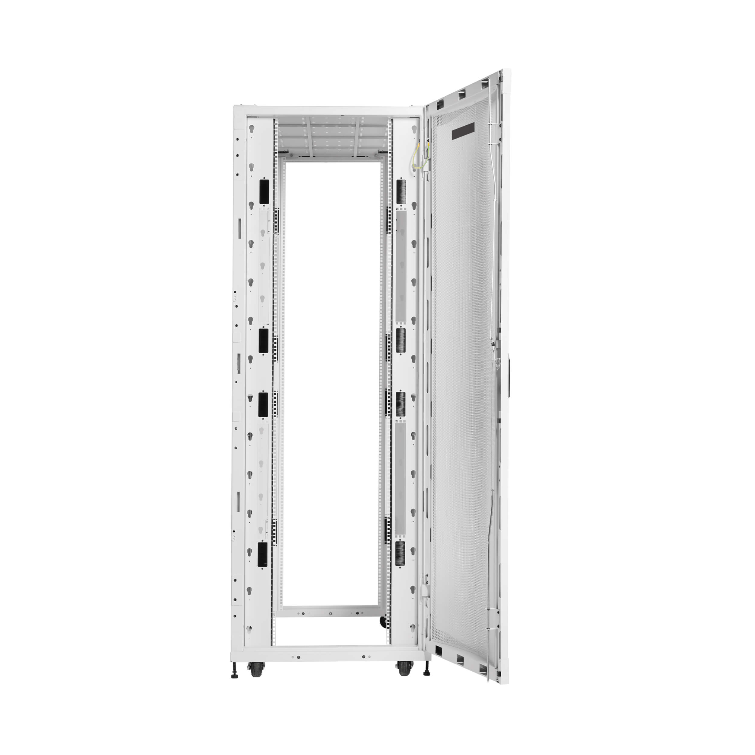 48U Heavy-Duty Extra Wide Deep AI Server Rack Enclosure, White | Eaton
