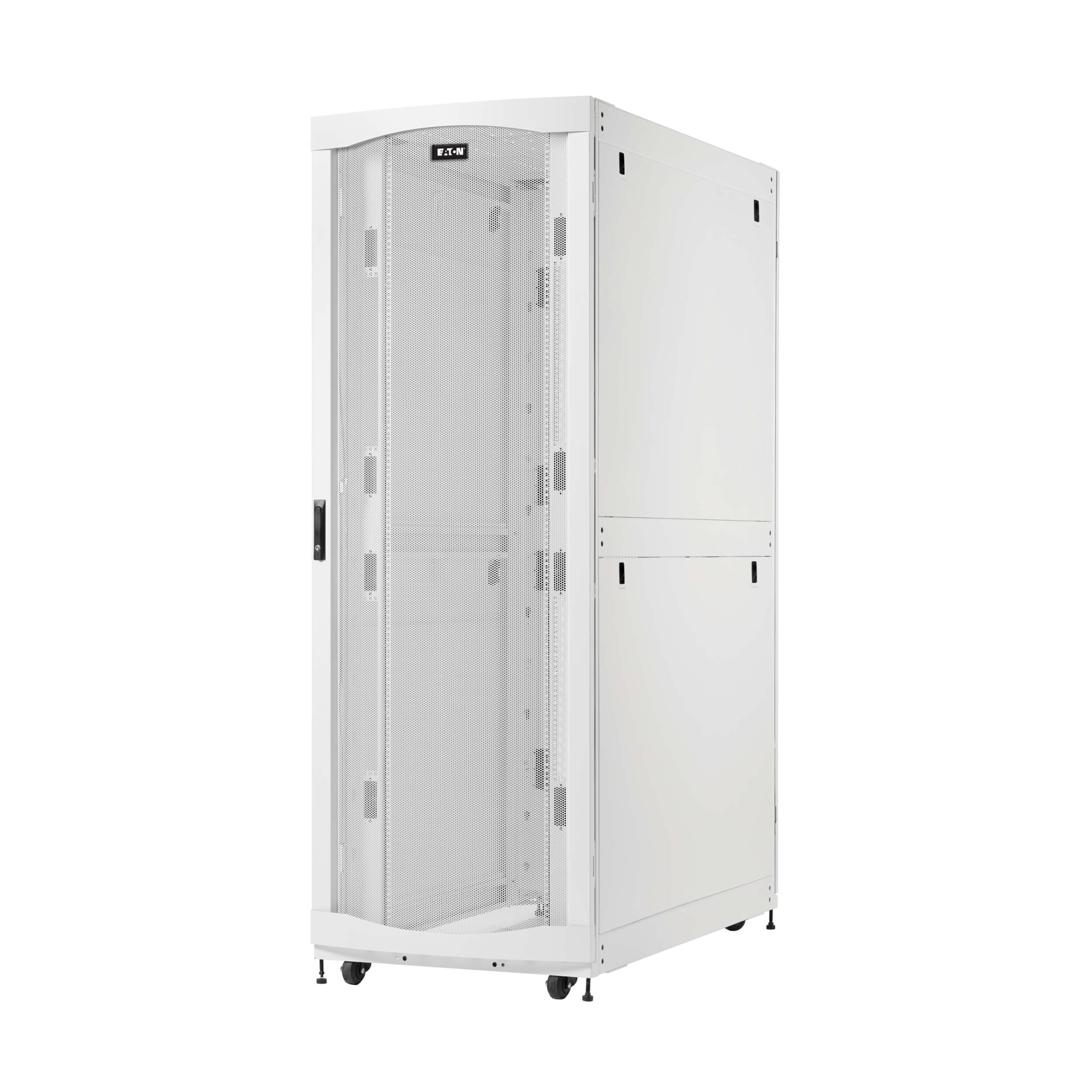 48U Heavy-Duty Extra Wide Deep AI Server Rack Enclosure, White | Eaton