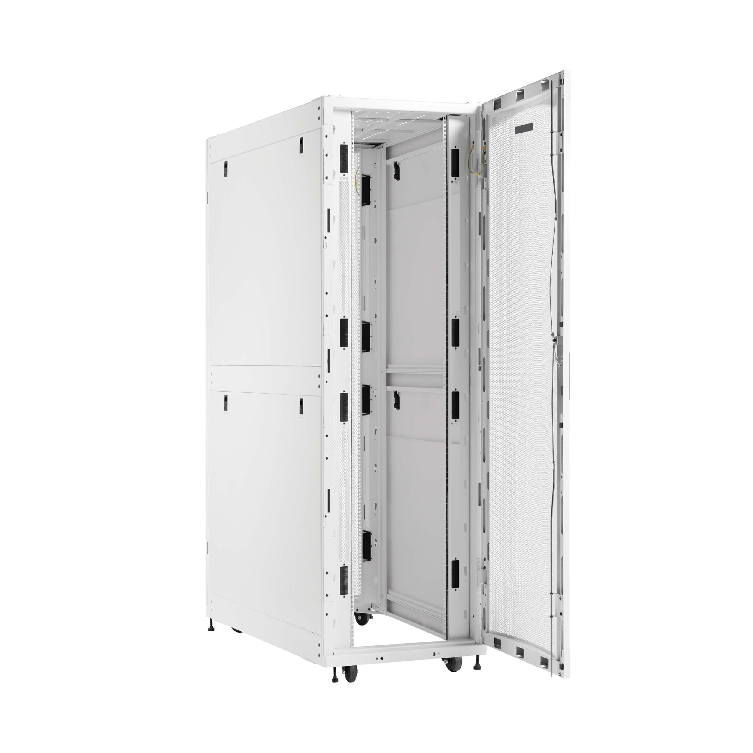 48U Heavy-Duty Extra Deep Rack Enclosure for AI Servers, White | Eaton