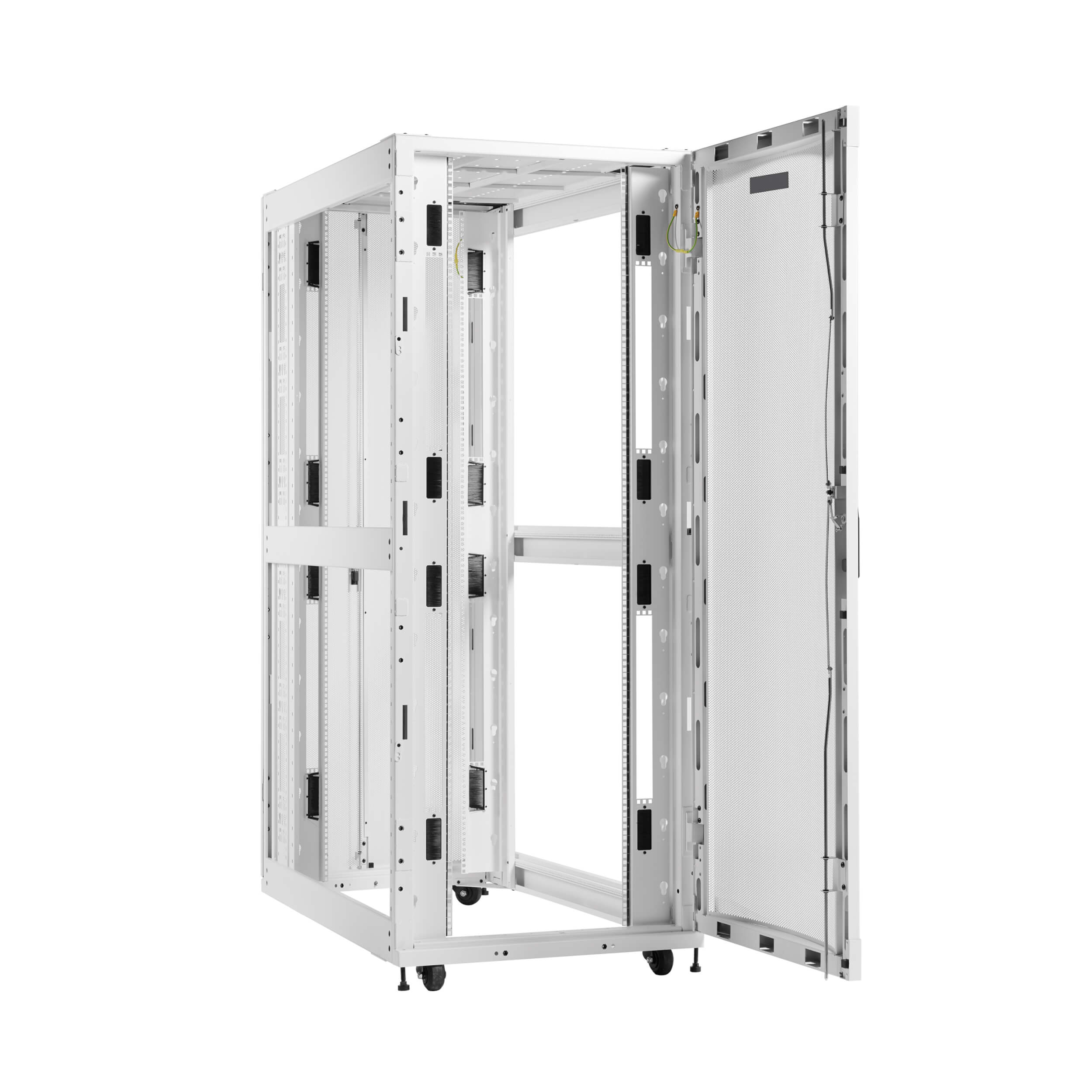 48U Heavy-Duty Deep Extra Wide Rack Enclosure for AI Servers, White | Eaton