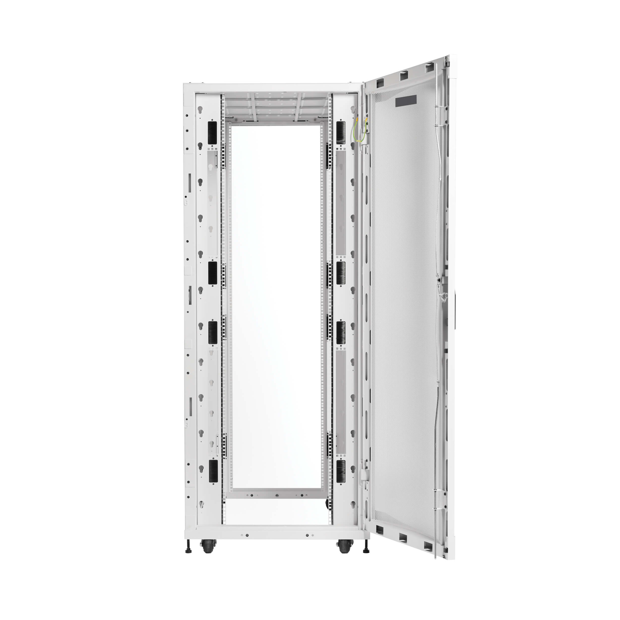 48U Heavy-Duty Deep Extra Wide Rack Enclosure for AI Servers, White | Eaton