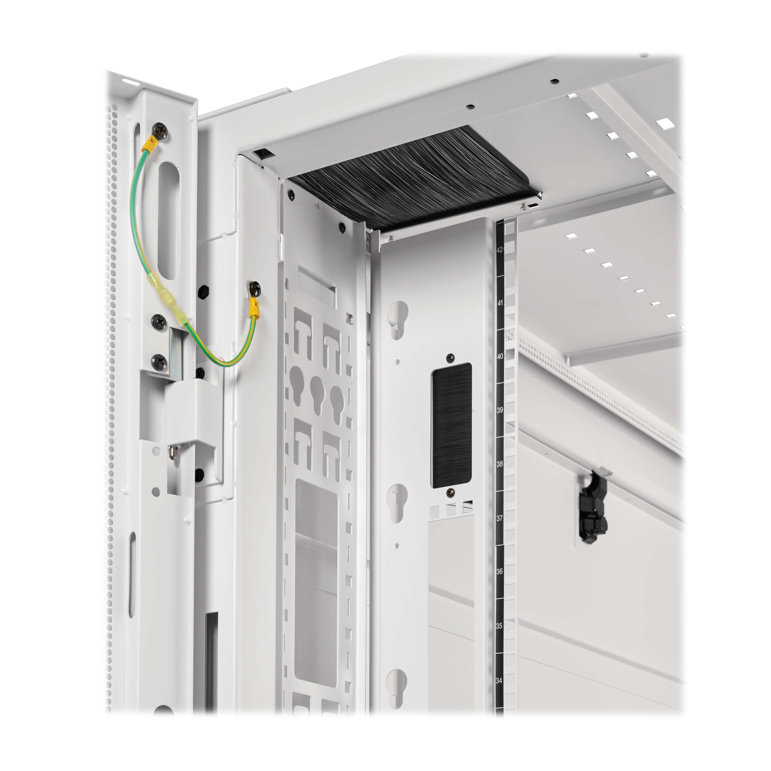 48U Heavy-Duty Deep Extra Wide Rack Enclosure for AI Servers, White | Eaton