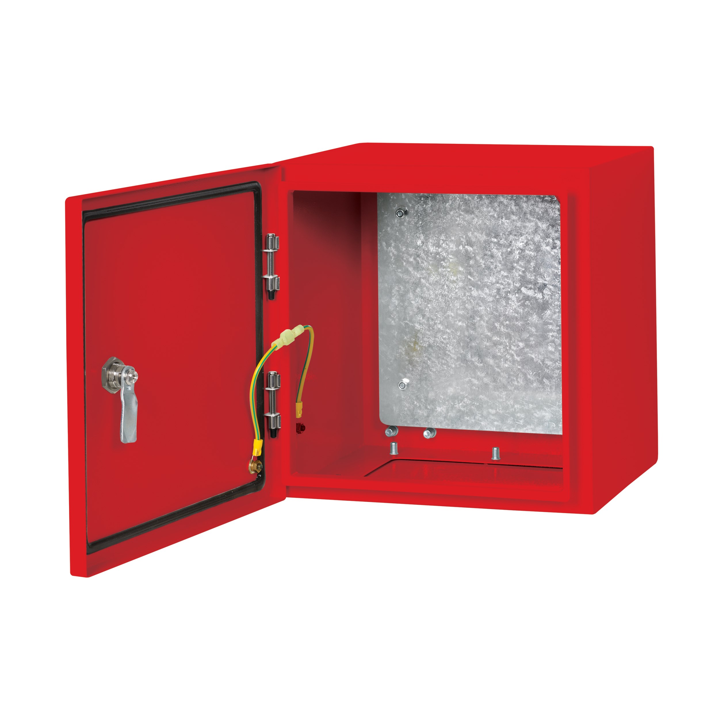 SmartRack Outdoor Enclosure, NEMA 4, Medium, Red | Eaton