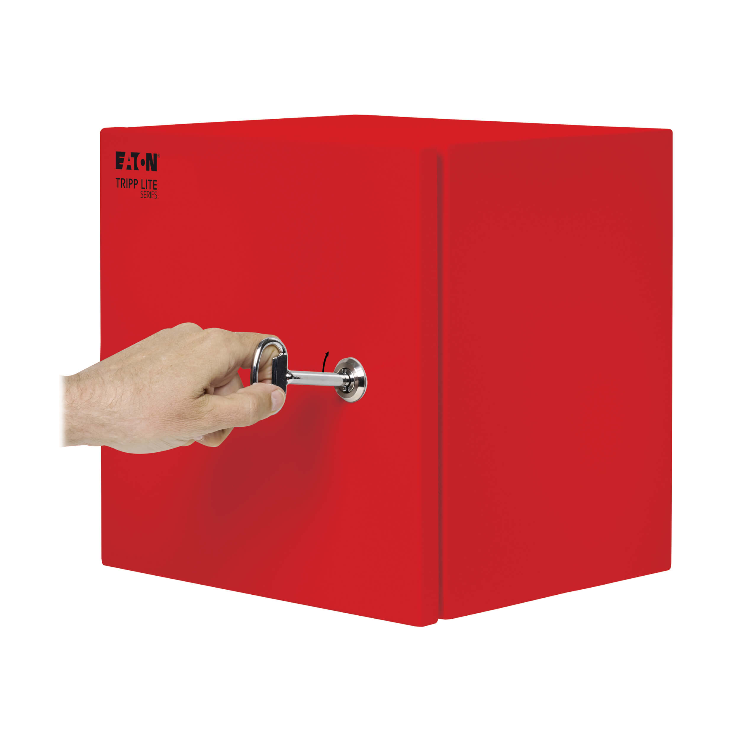 SmartRack Outdoor Enclosure, NEMA 4, Medium, Red | Eaton