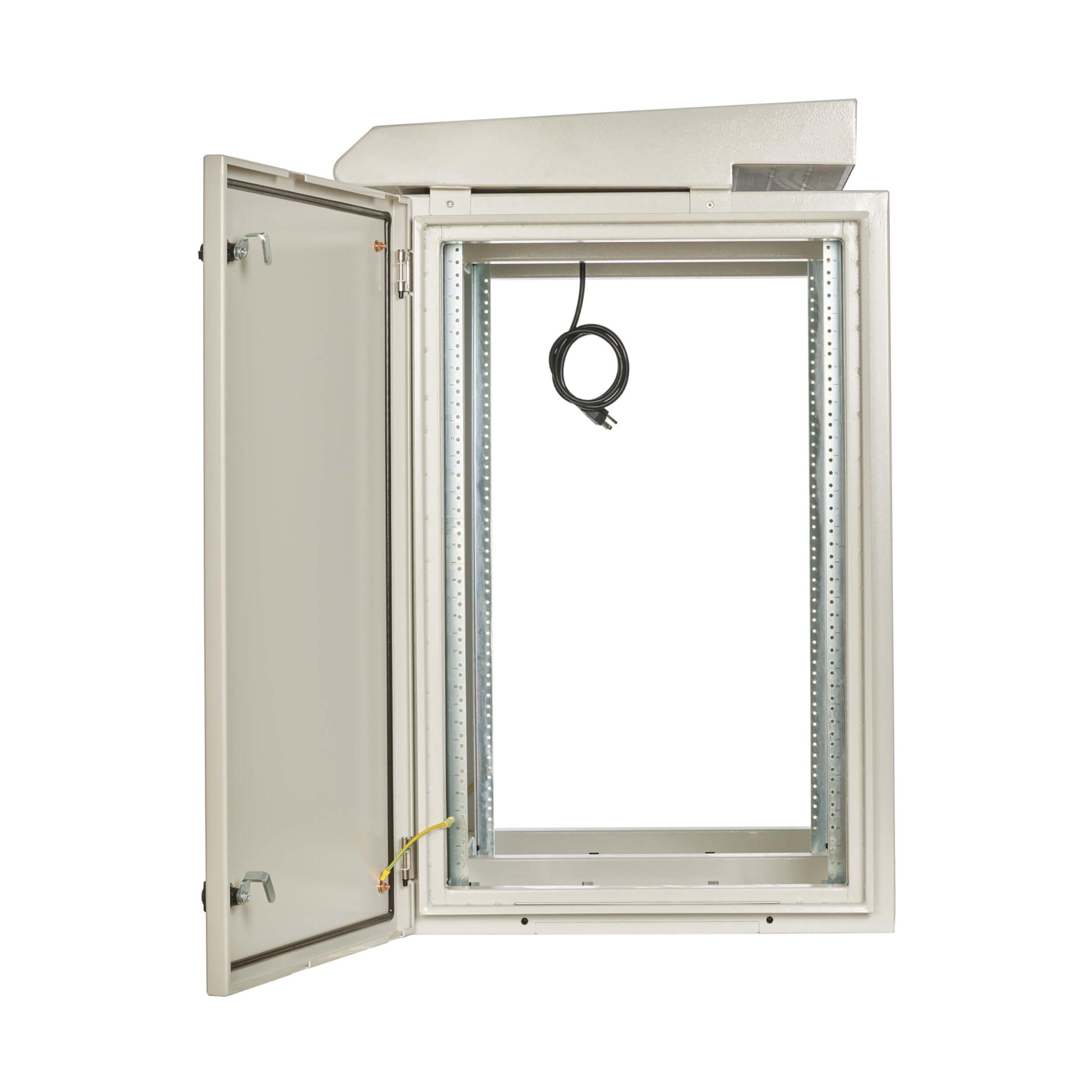 18 Industrial Server Rack NEMA 3R, Gray, Deep, Side Mount | Eaton