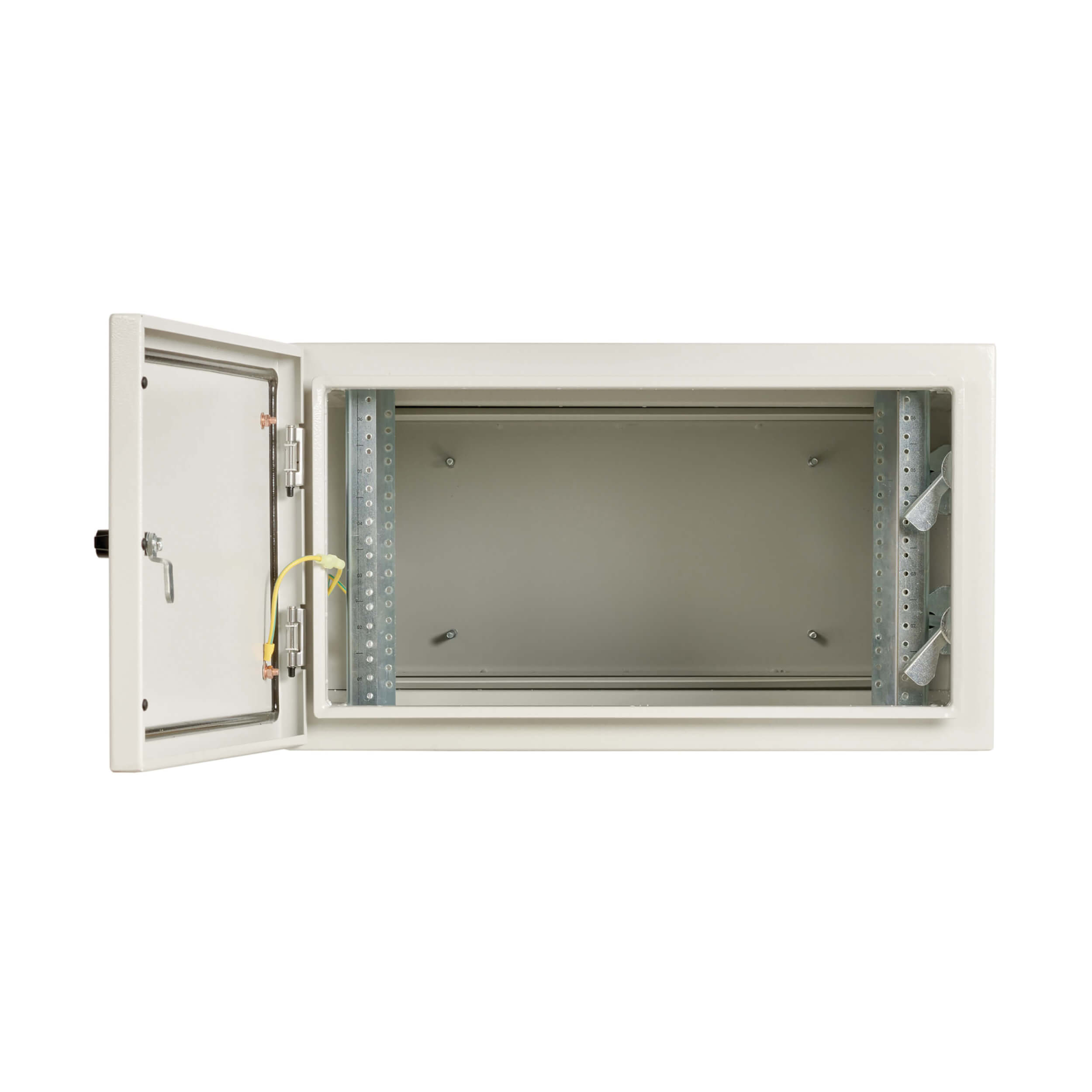 6U Industrial Server Rack NEMA 4, Gray, Swinging | Eaton