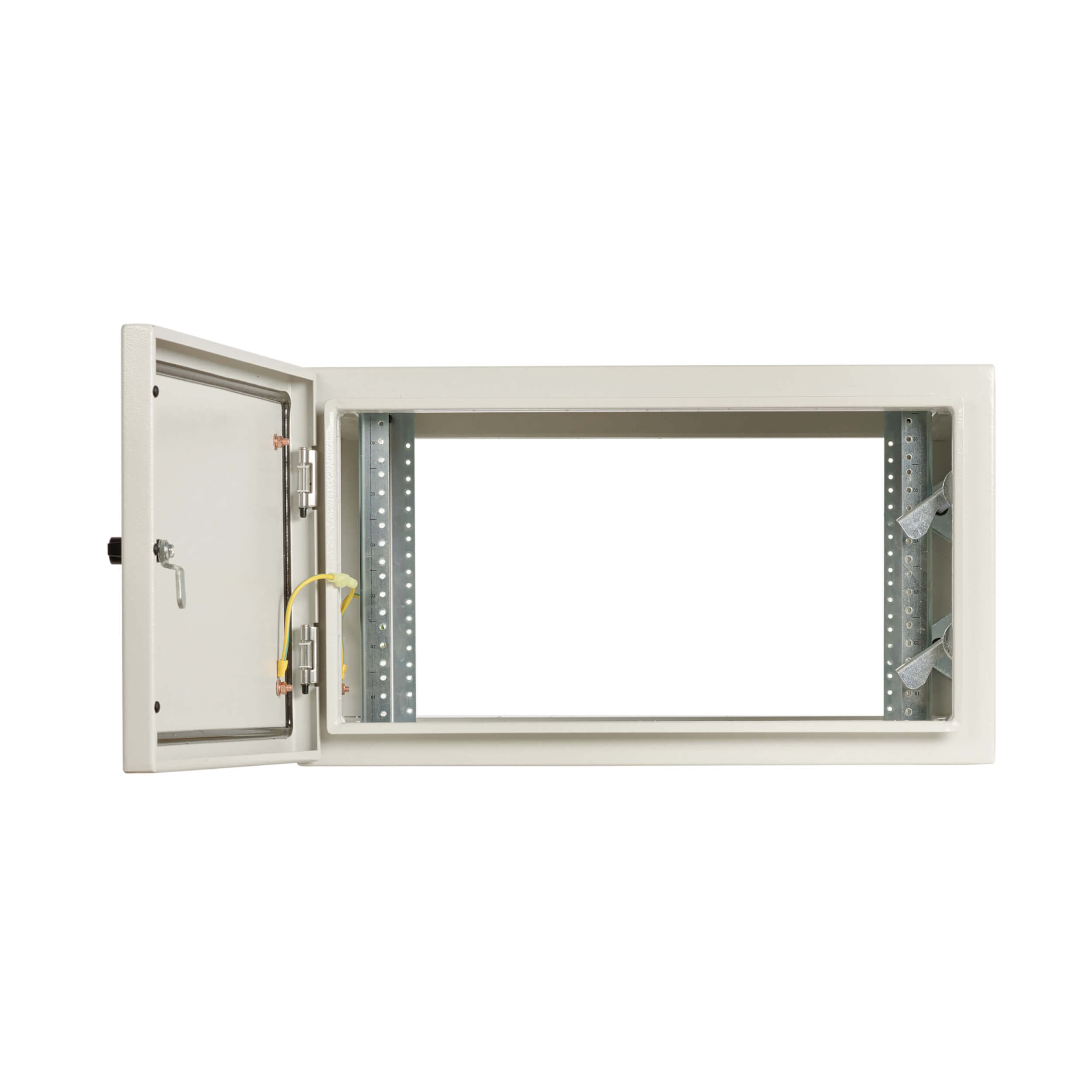 6U Industrial Server Rack NEMA 4, Gray, Swinging | Eaton