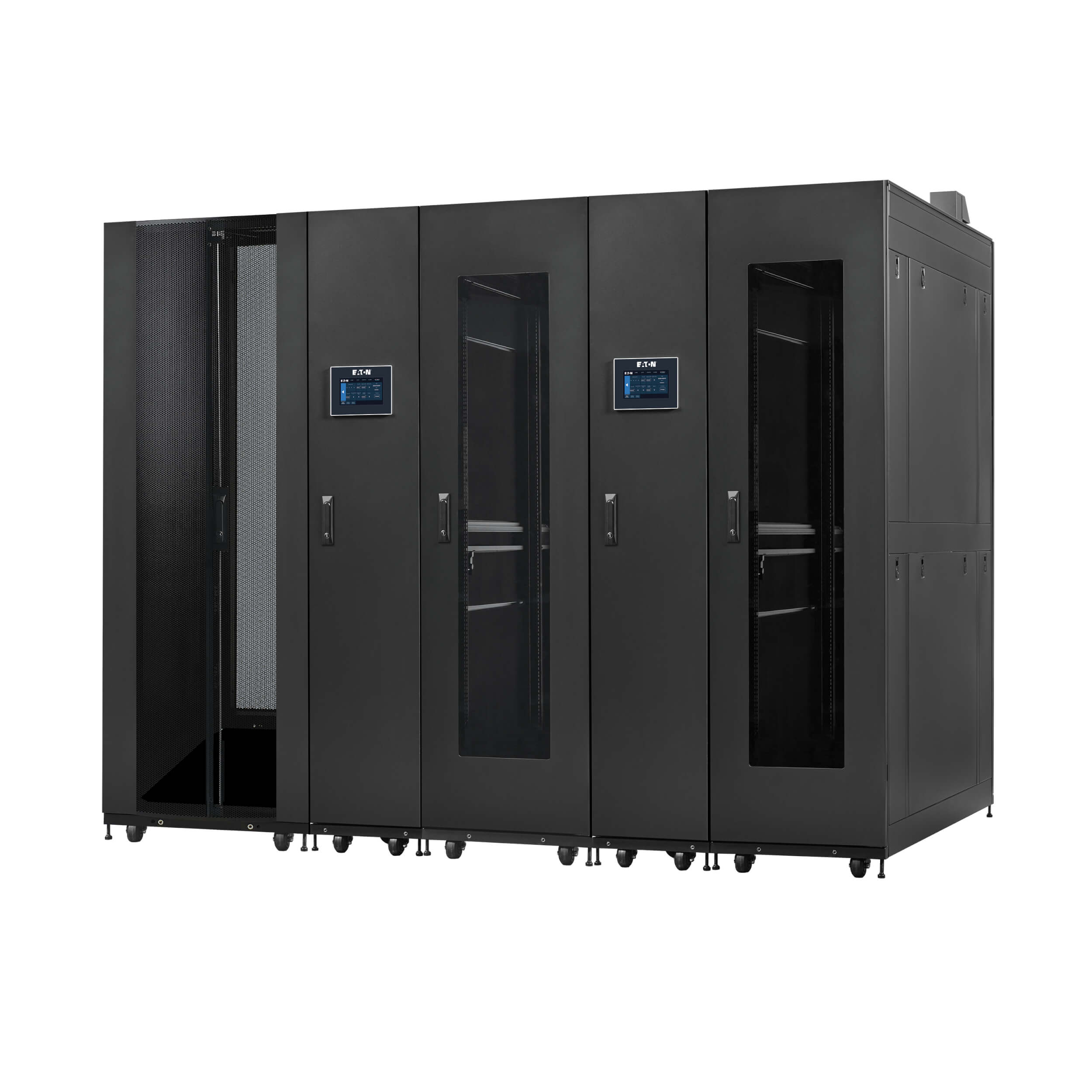 Modular Data Center, Self-Cooling, 2x 44U Racks, 2x 12 kW AC, Service ...