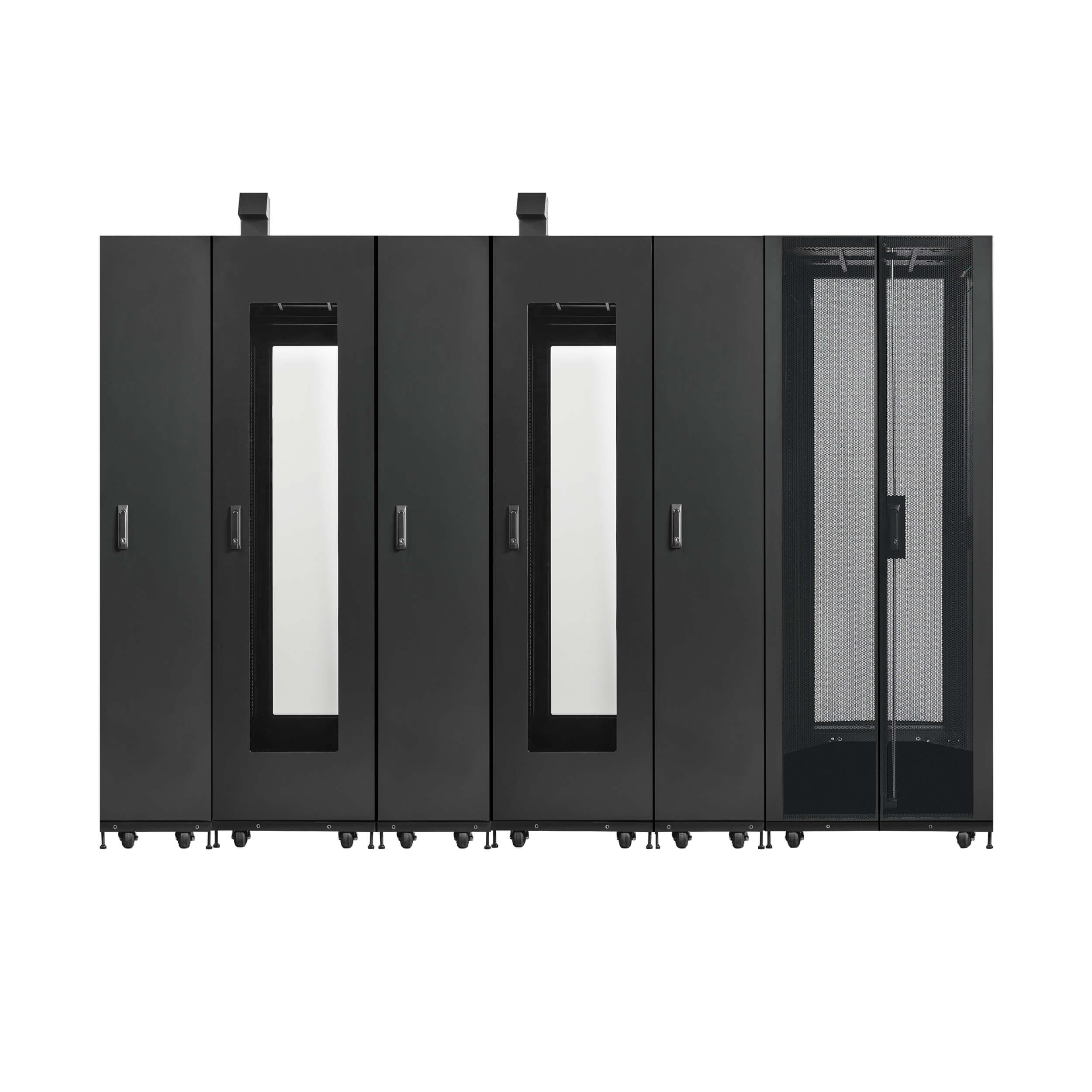 Modular Data Center, Self-Cooling, 2x 44U Racks, 3x 12 kW AC, Service ...