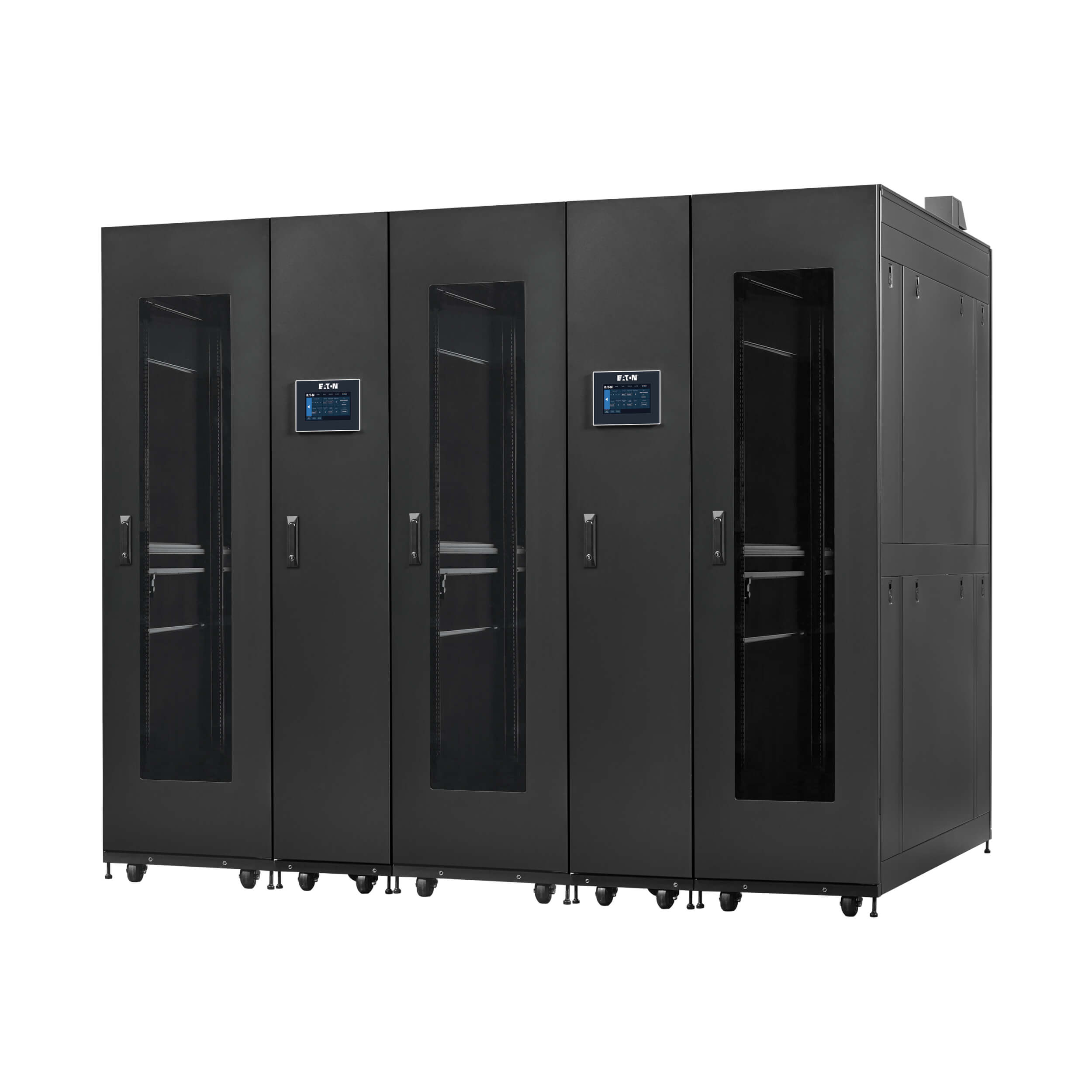Modular Data Center, Self-Cooling, 3x 44U Racks, 2x 12 kW AC | Eaton