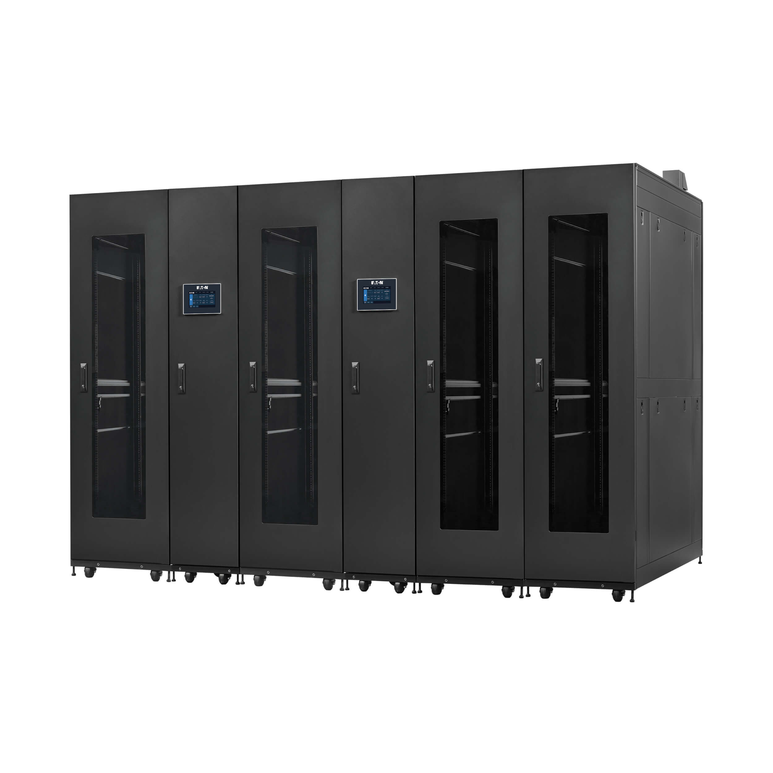 Modular Data Center, Self-Cooling, 4x 44U Racks, 2x 25 kW AC | Eaton