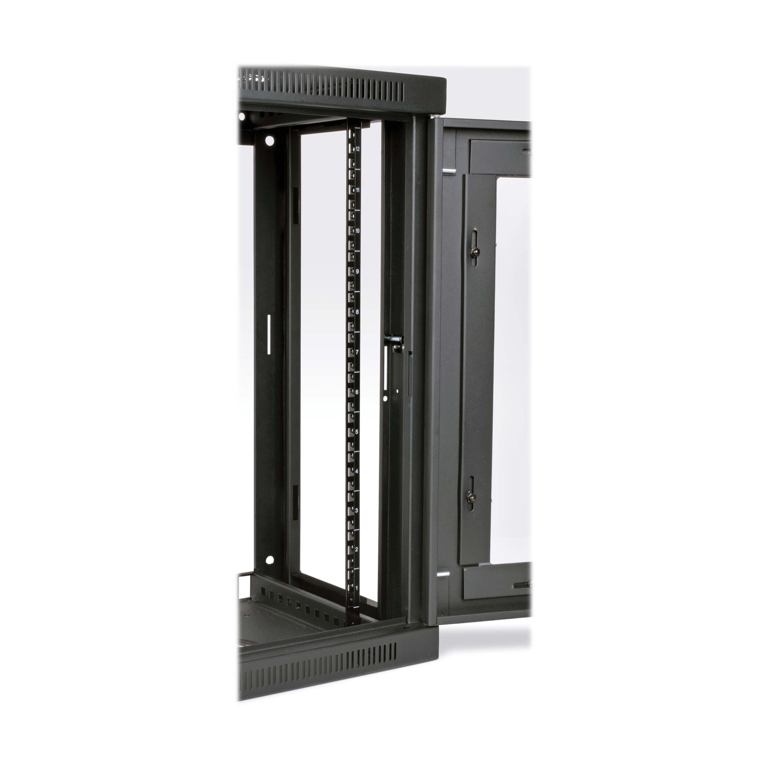 Server Rack Cabinet, Patch-Depth, Wall-Mount, 12U, Window | Eaton