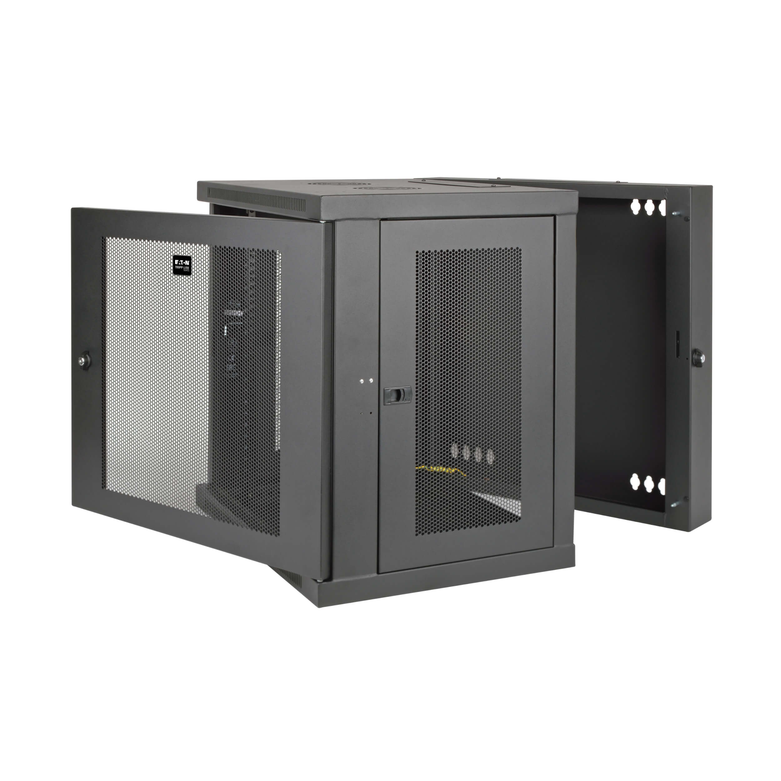 12U Server Rack Cabinet, Switch-Depth, Wall-Mount | Eaton
