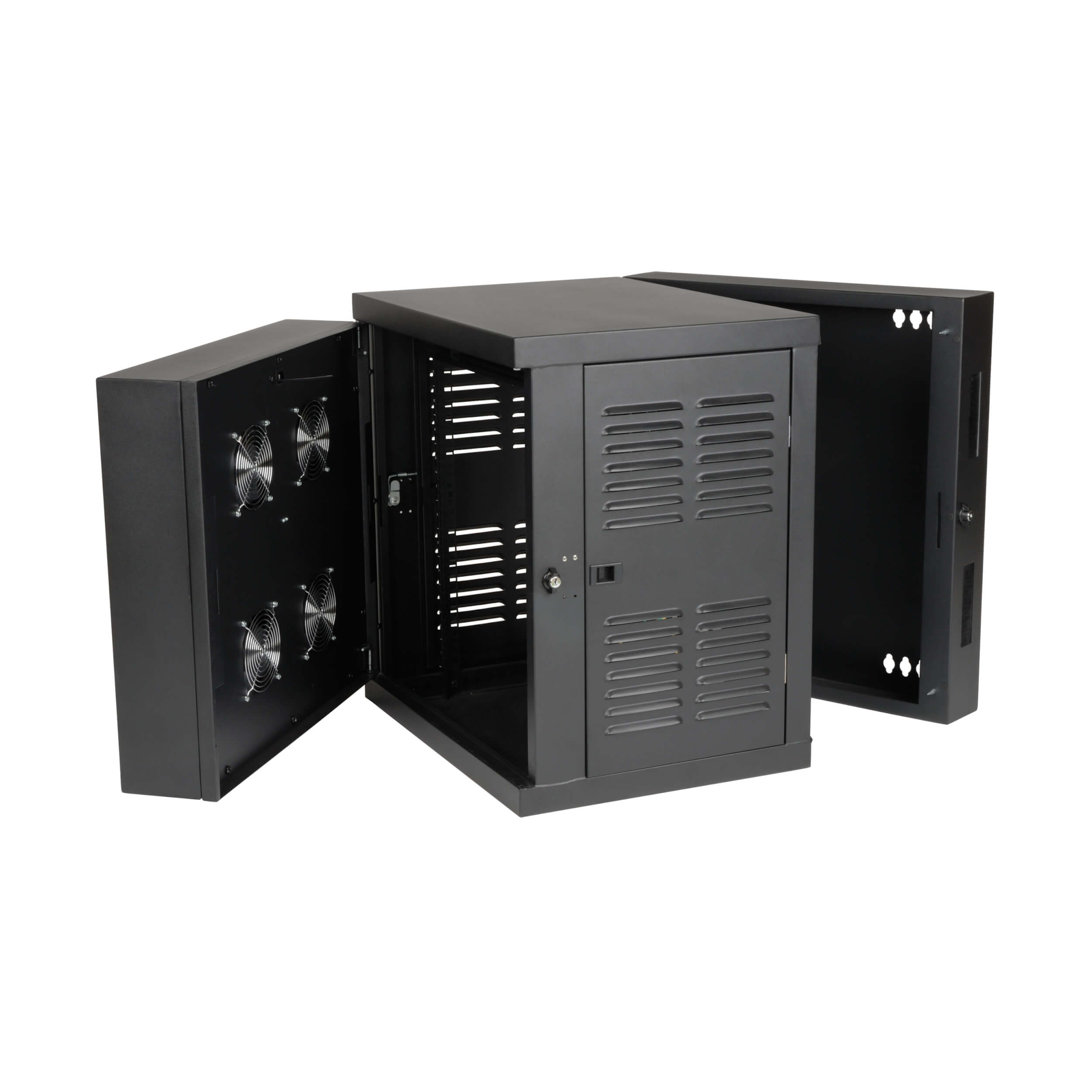 12U Server Rack Cabinet, Switch-Depth, Wall-Mount, NEMA 12 | Eaton