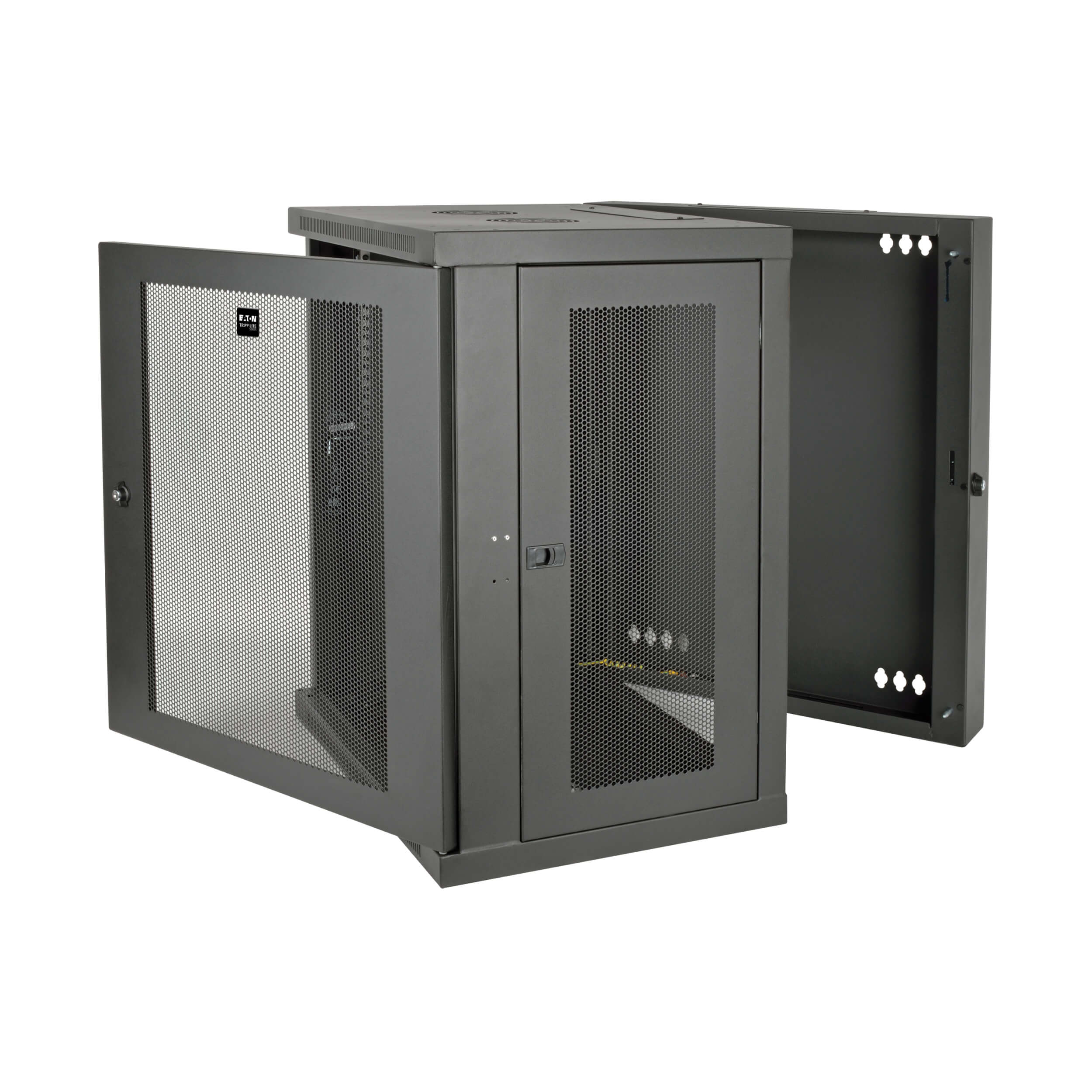 15U Server Rack Cabinet, Switch-Depth, Wall-Mount | Eaton