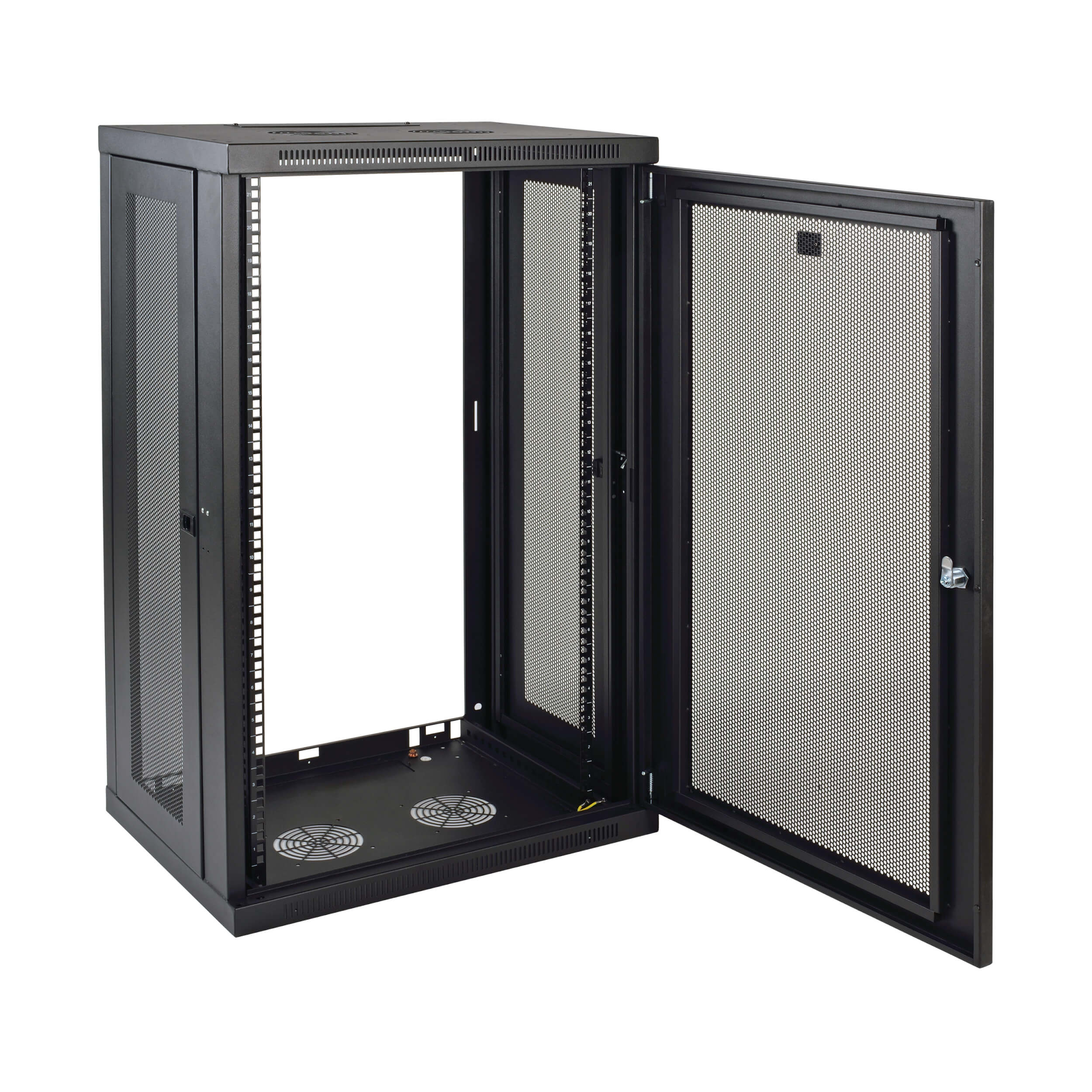 21U Server Rack Cabinet, Switch-Depth, Wall-Mount | Eaton