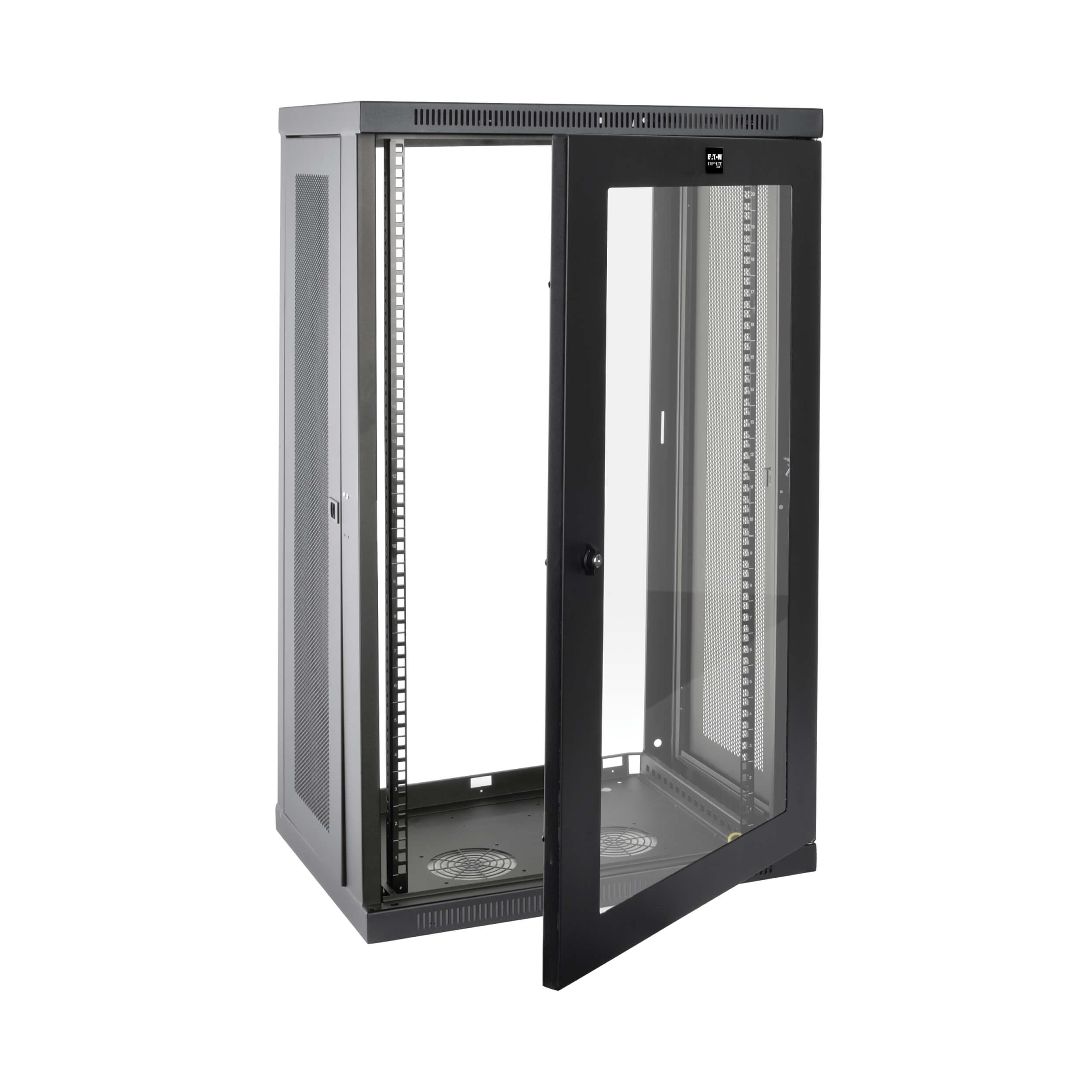 21U Server Rack Cabinet, Switch-Depth, Wall-Mount, Window | Eaton