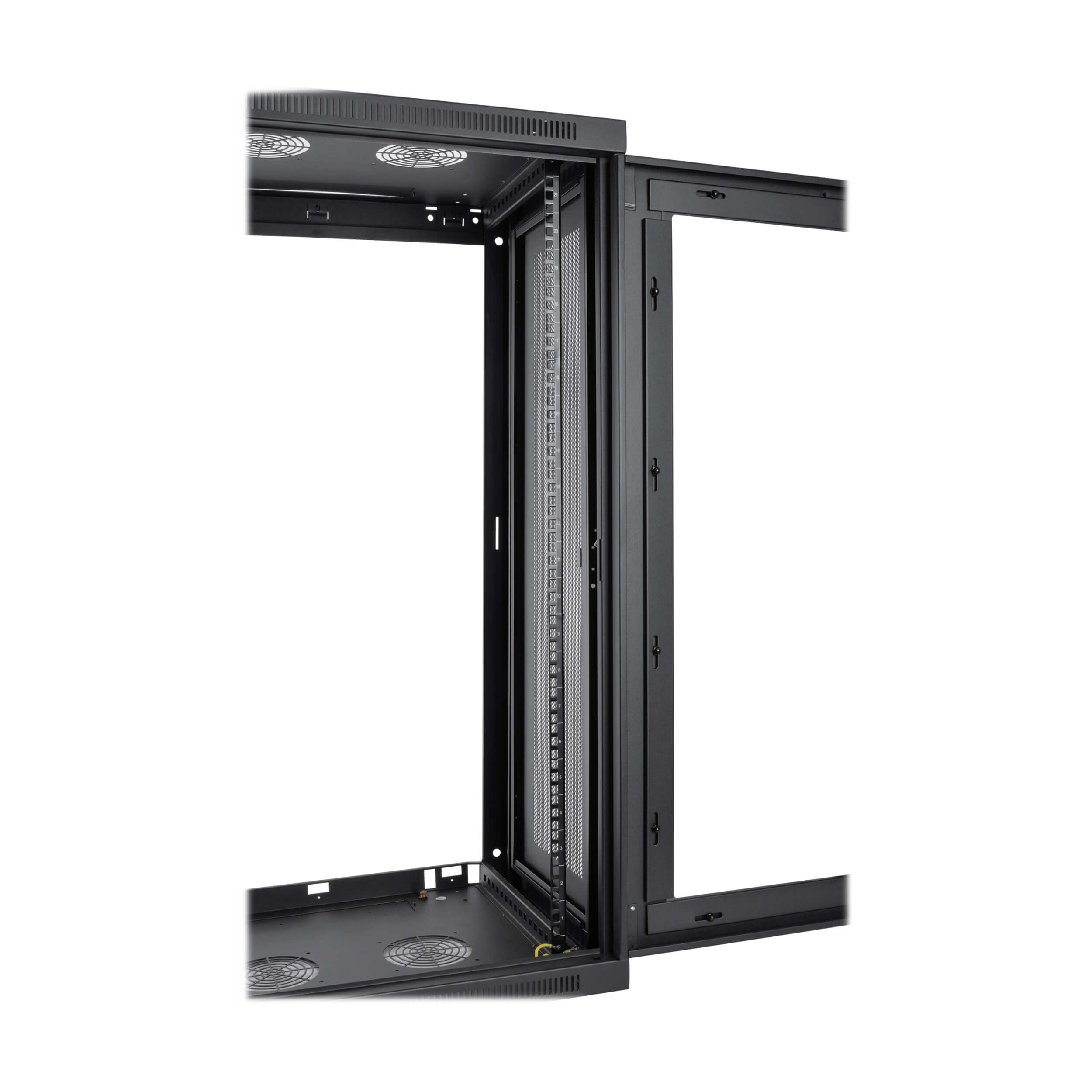 21U Server Rack Cabinet, Switch-Depth, Wall-Mount, Window | Eaton