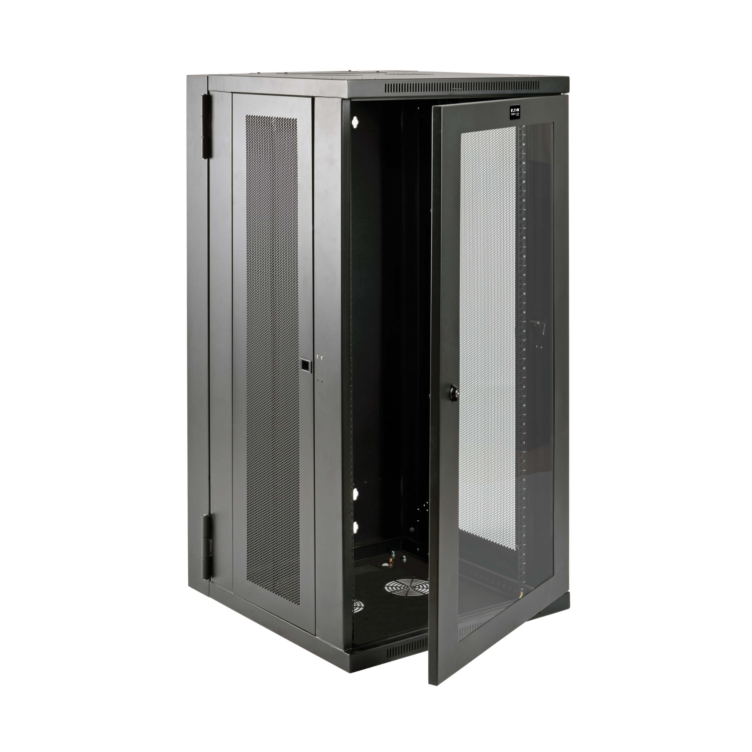 26U Server Rack Cabinet, UPS-Depth, Wall-Mount, Window | Eaton
