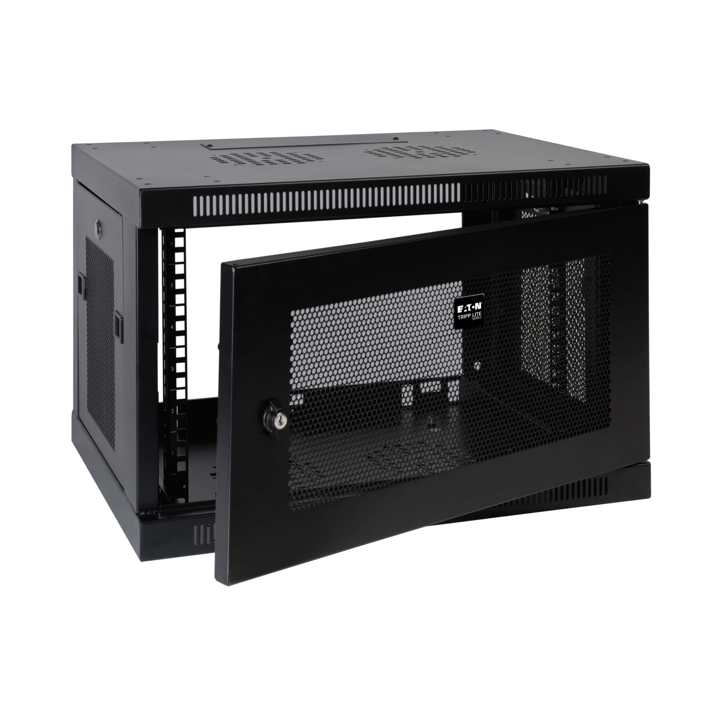 9U Server Rack Cabinet, Switch-Depth, Wall-Mount | Eaton