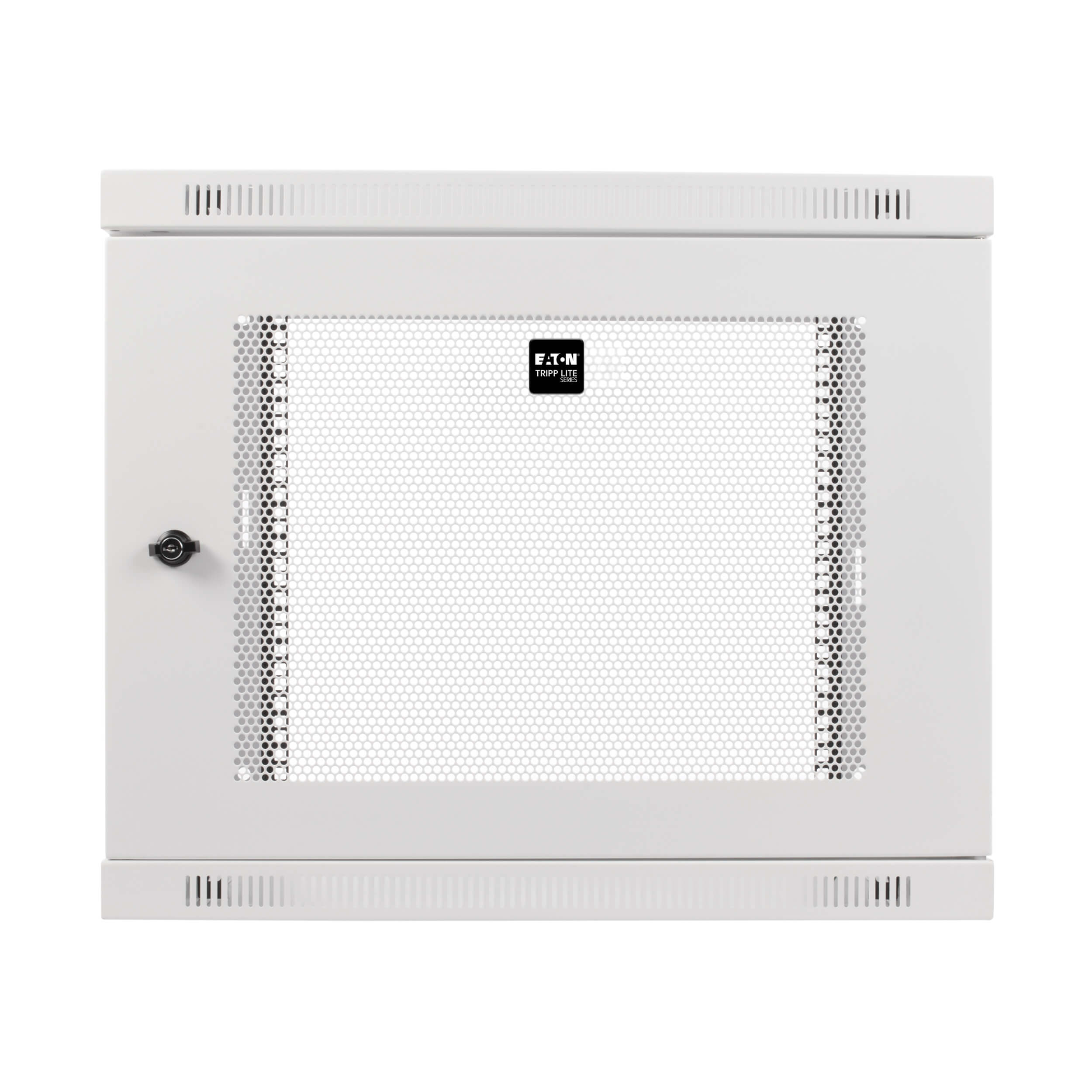 9U White Wall-Mount Rack Enclosure for Switches, Patch Panels | Eaton