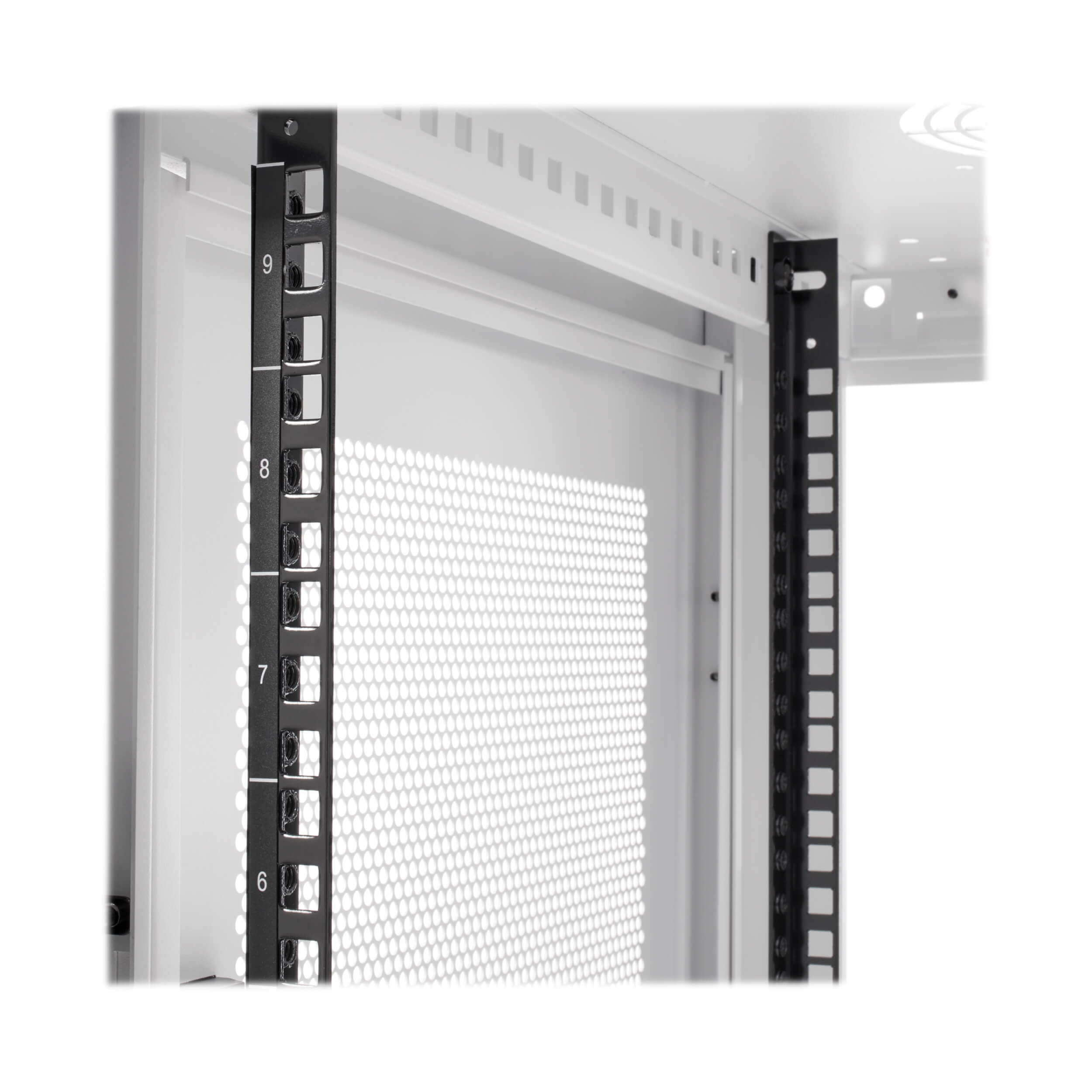 9U White Wall-Mount Rack Enclosure for Switches, Patch Panels | Eaton