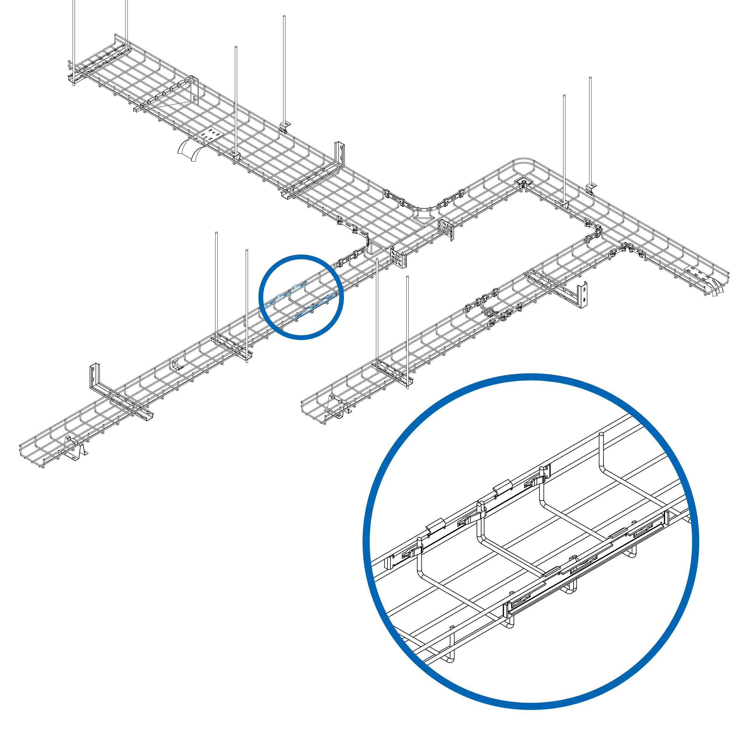 Coupler Bar for Wire Mesh Cable Trays, 50 Pack | Eaton