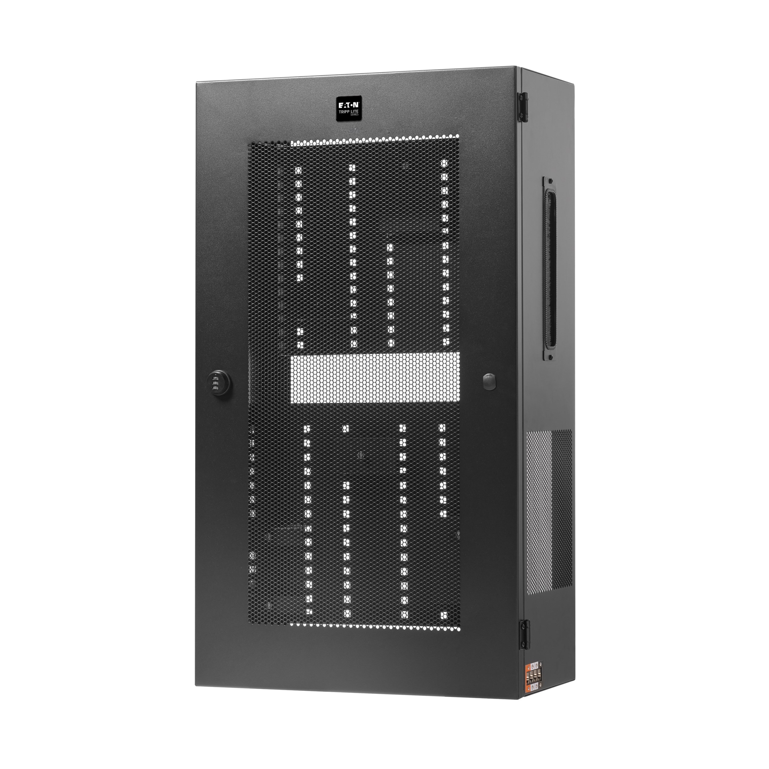 Low-Profile Wall Mount Structured Wiring Enclosure, 5U, Switch-Depth ...