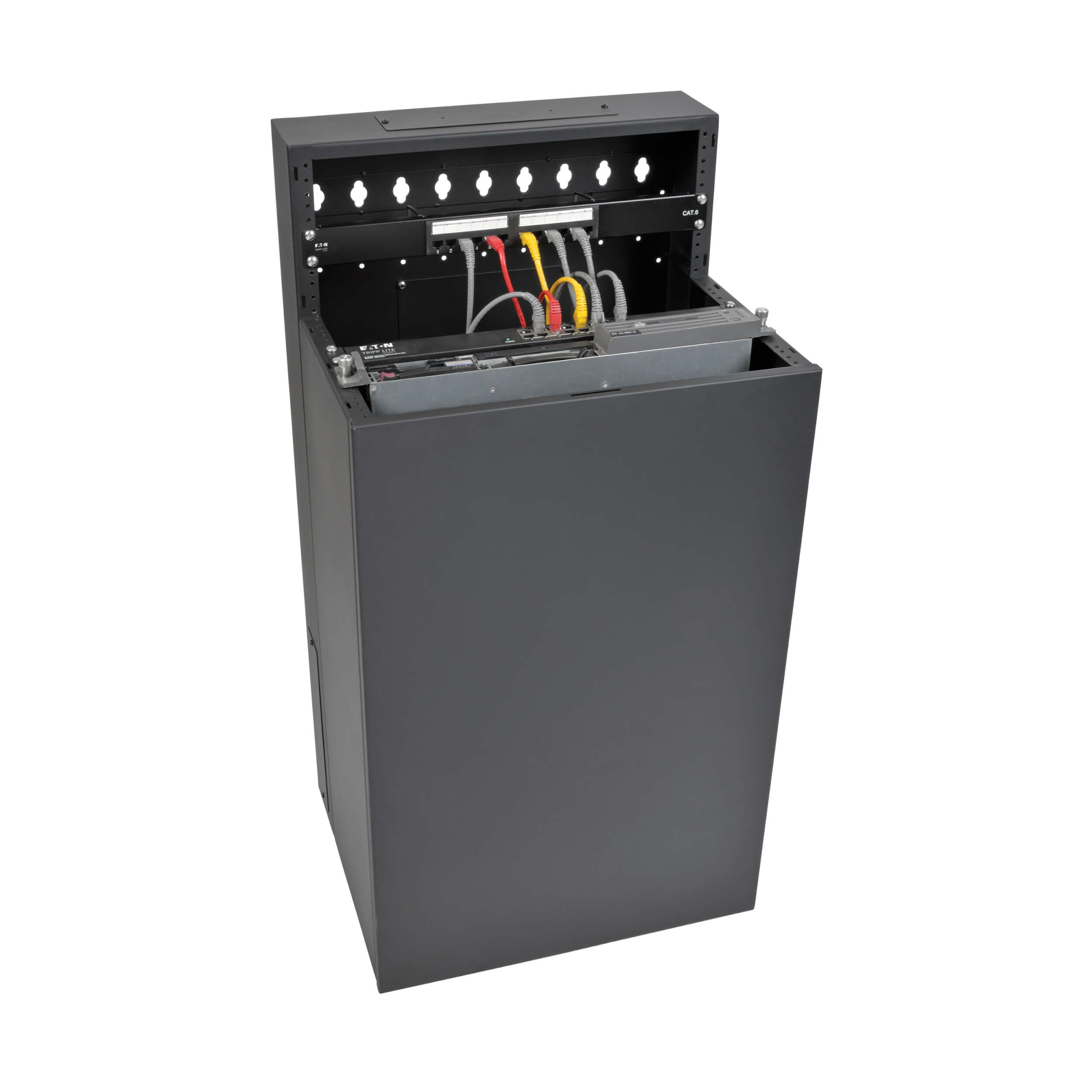 12U Server Rack Cabinet, Vertical-Mount, Server-Depth, Wall-Mount | Eaton