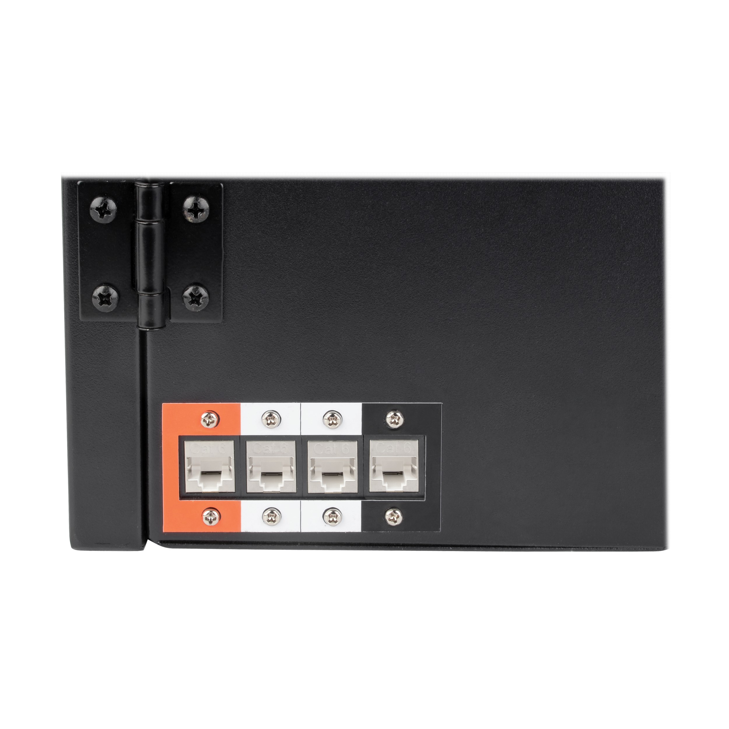 Low-Profile Wall Mount Structured Wiring Enclosure, 3U, Switch-Depth ...
