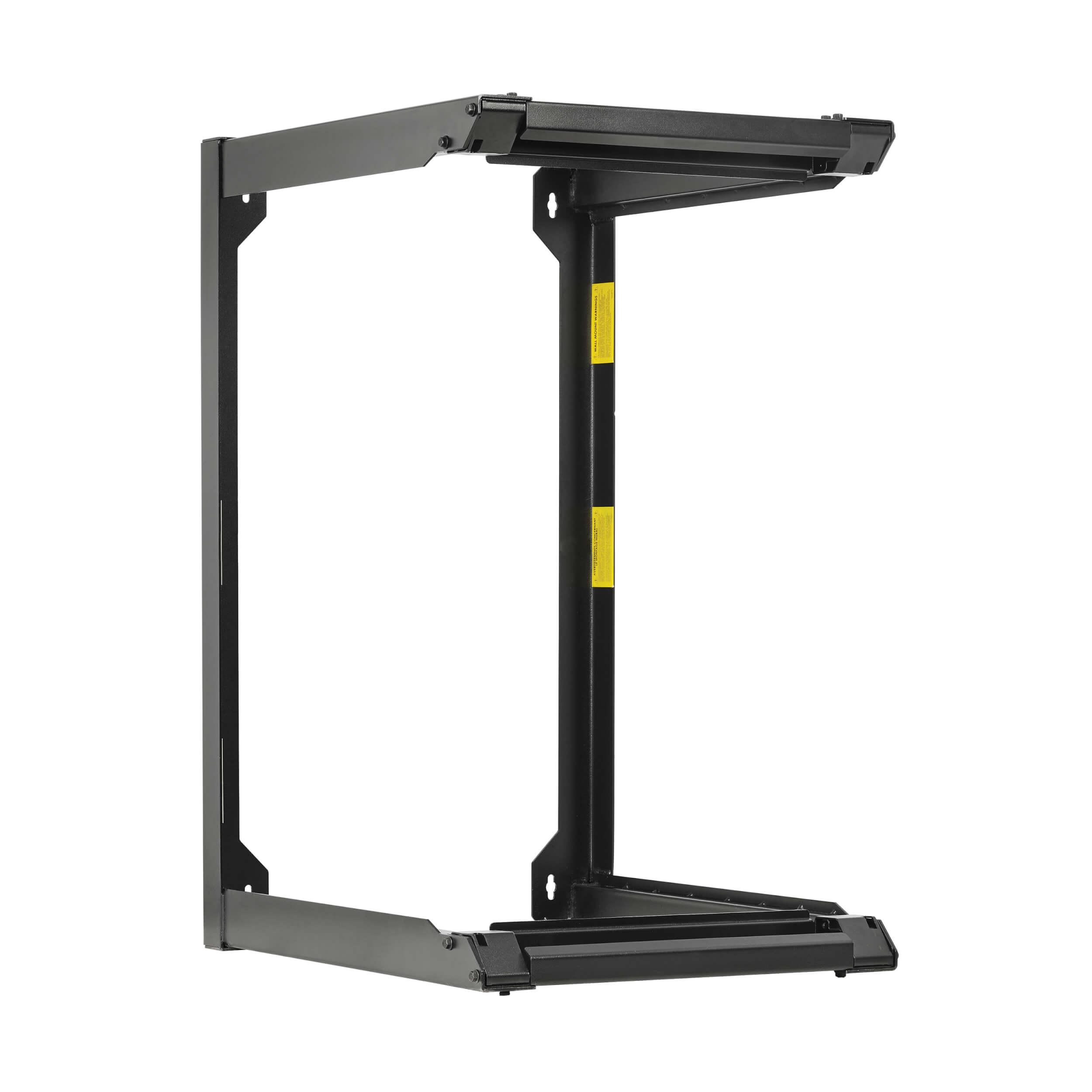 16U 2-Post Open Frame Rack, Hinged Front, Heavy Duty | Eaton