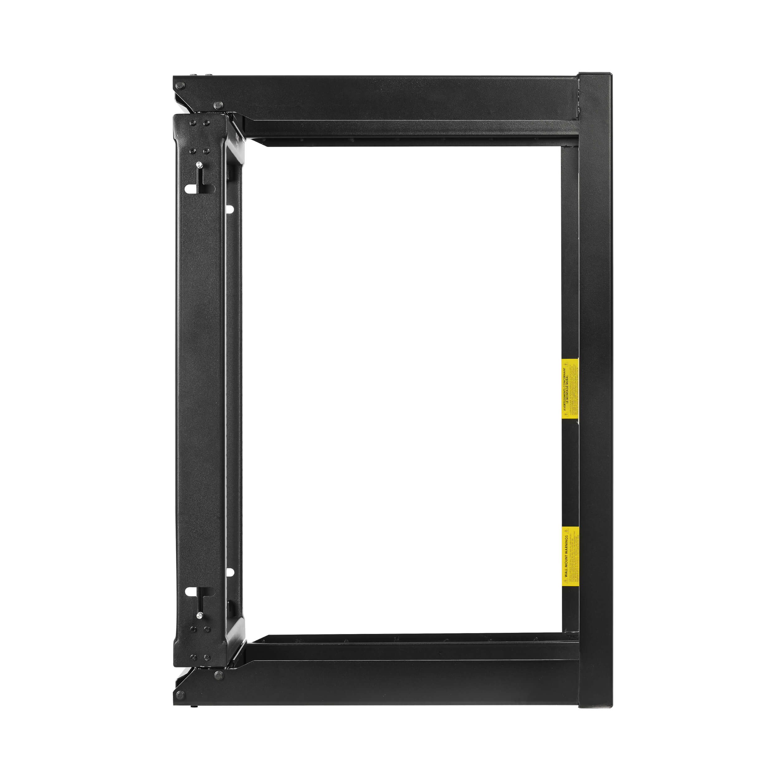16U 2-Post Open Frame Rack, Hinged Front, Heavy Duty | Eaton