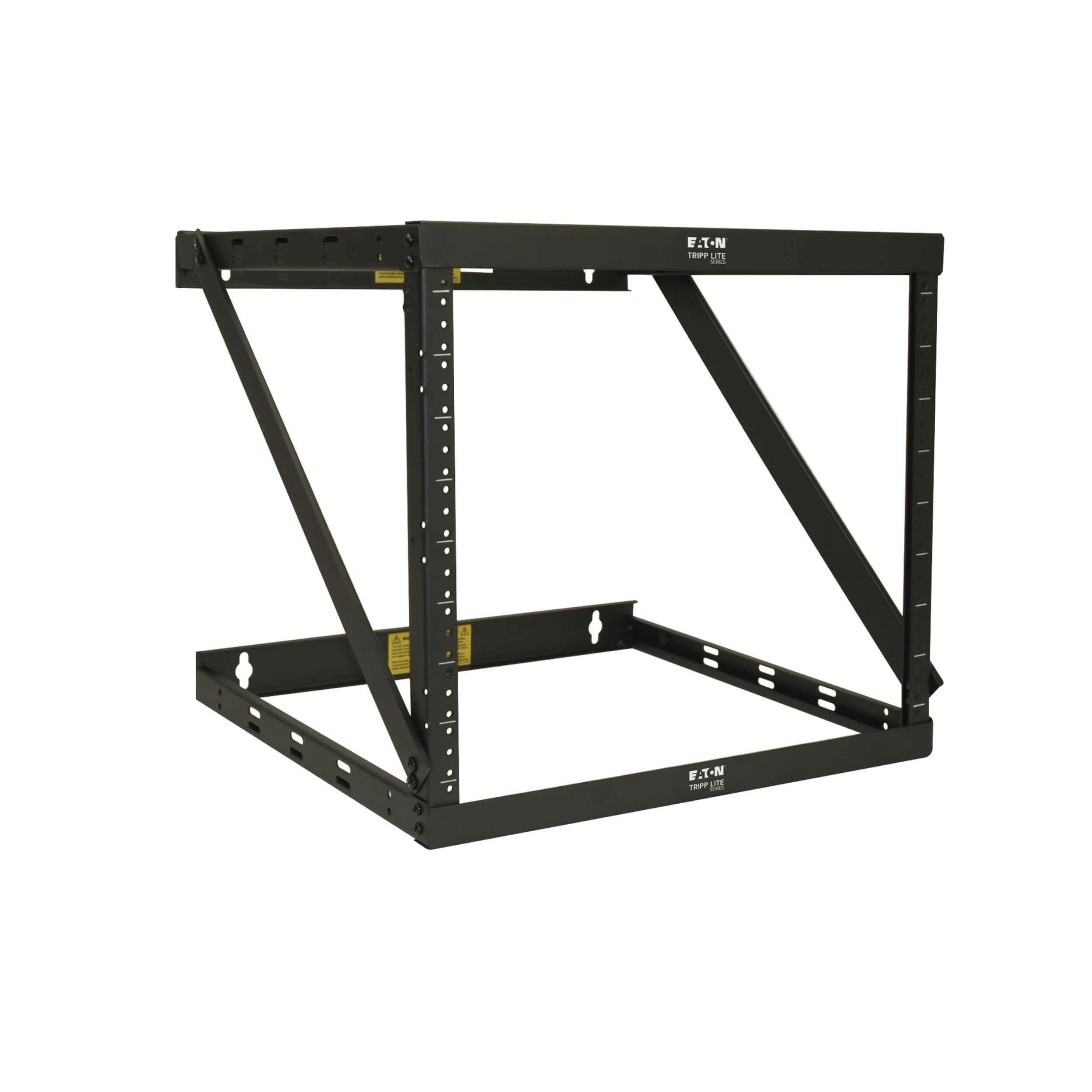 Expandable 2-Post Open Frame Server Rack, Patch-Depth, Wall-Mount | Eaton