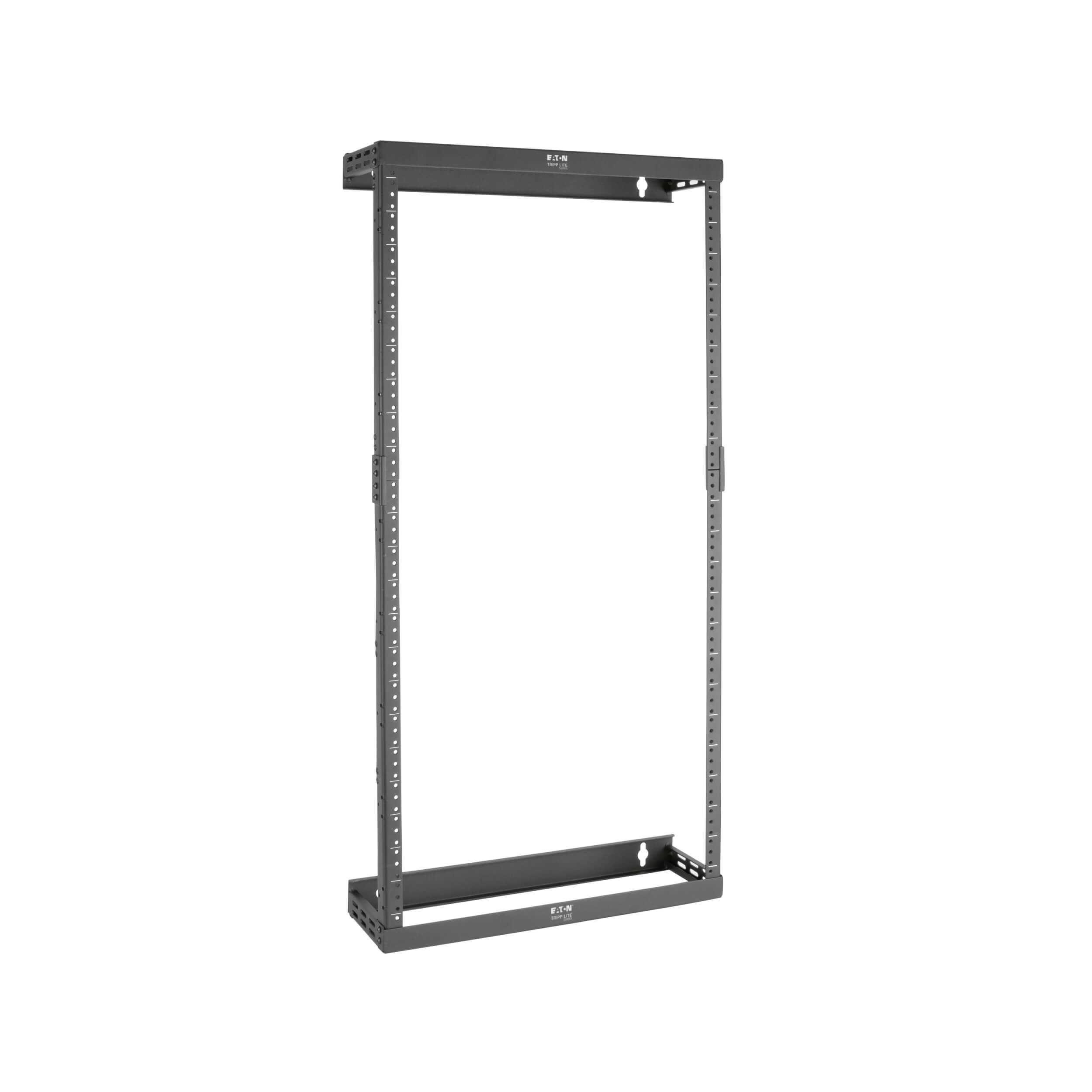 Expandable 2-Post Open Frame Server Rack, Wall-Mount, Patch-Depth | Eaton