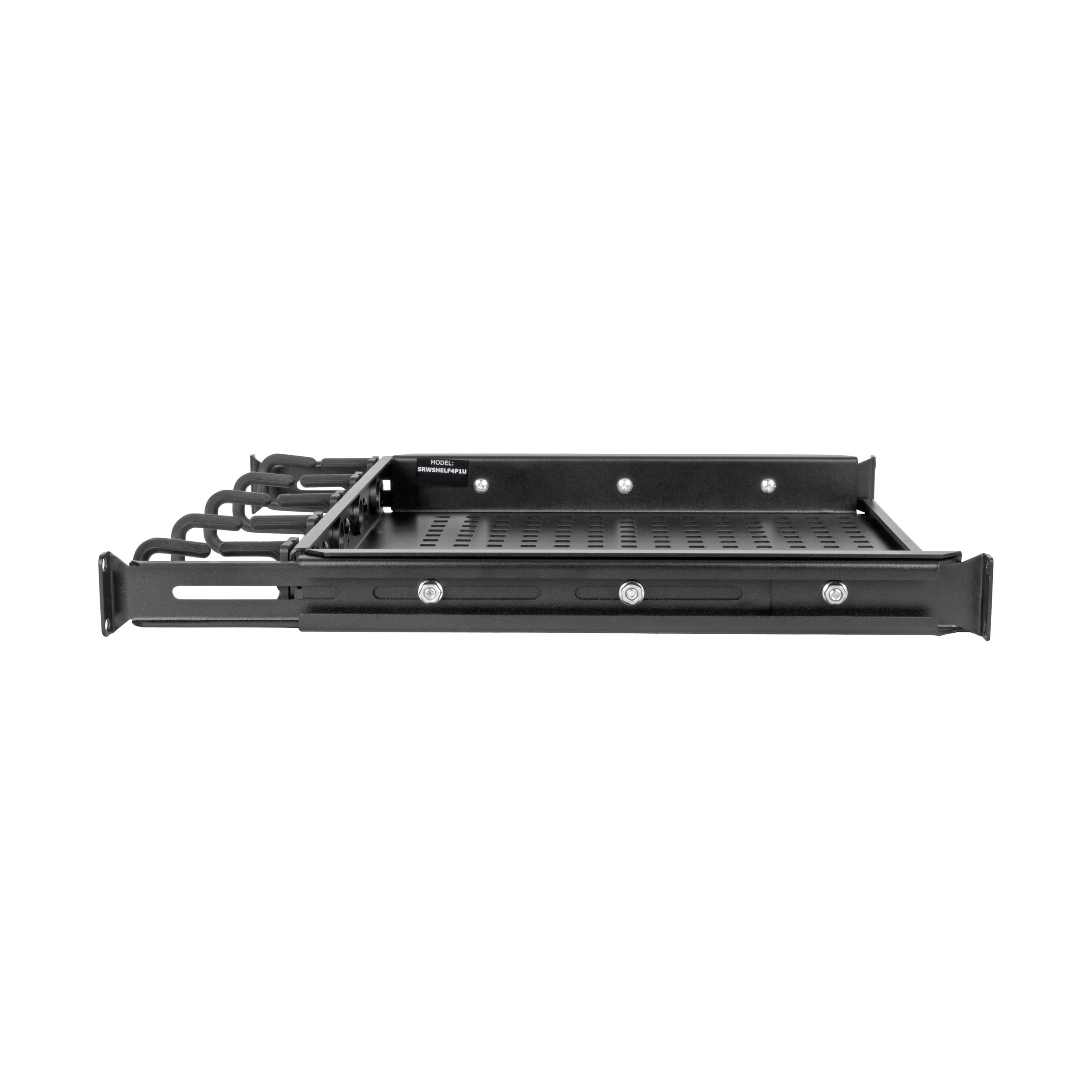Server Rack Steel Shelf, 1U, Vented, Cable Rings | Eaton