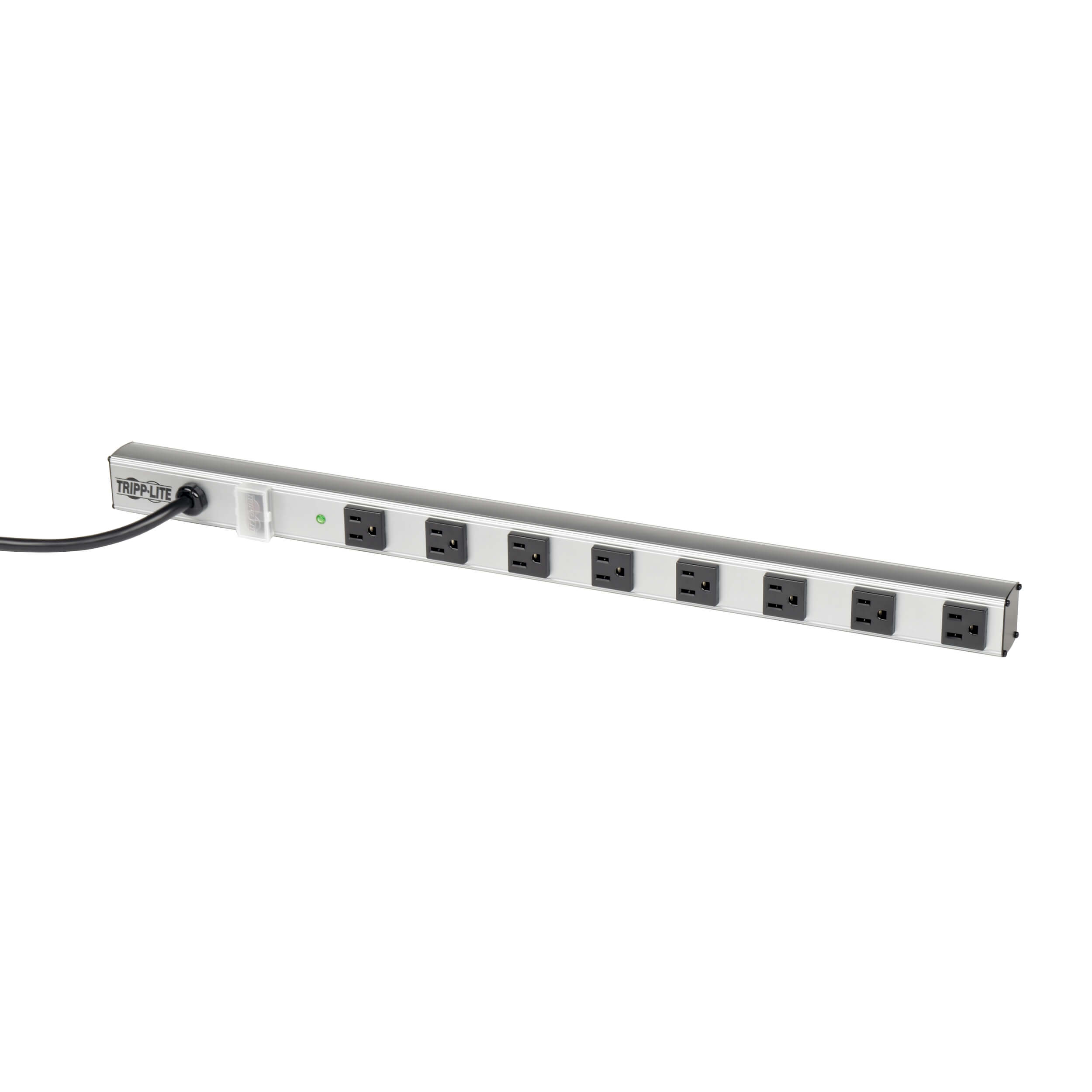 8 Outlet Surge Protector, 6-ft Cord, 2-ft Length | Eaton