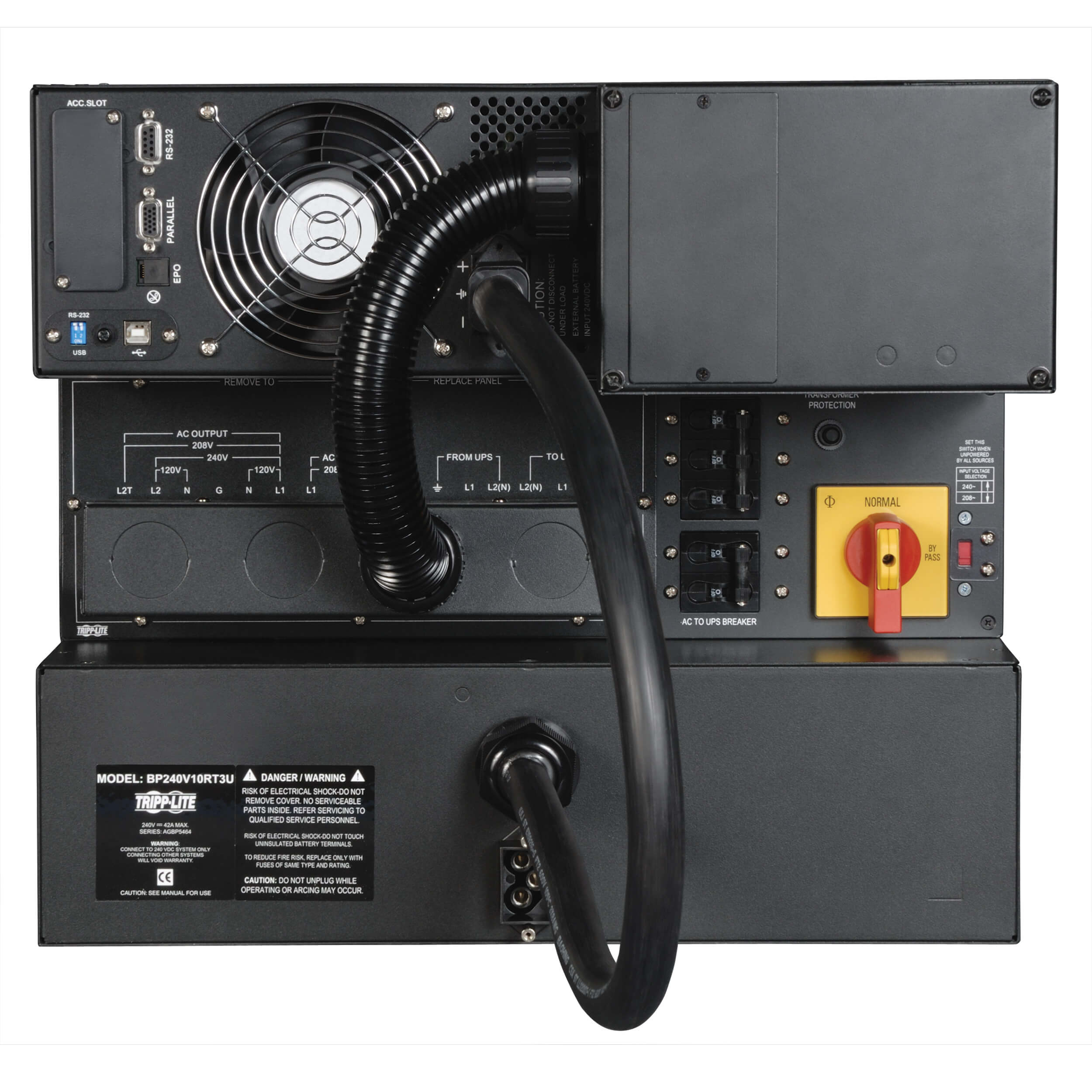 On-Line Double-Conversion UPS System, 208/240 & 120V 10kVA 9kW ...