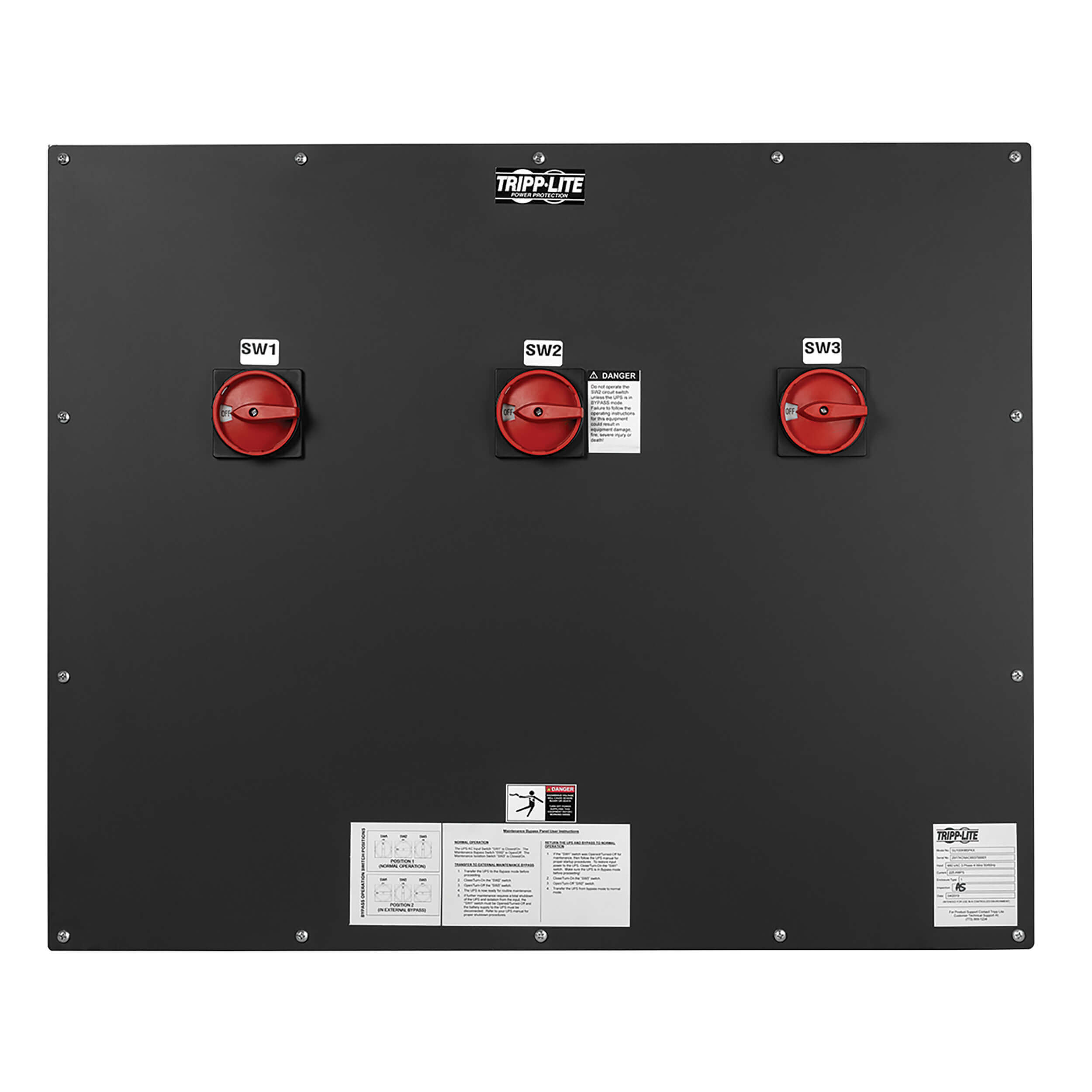 3 Breaker Maintenance Bypass Panel for S3M100K, SV100KL or SV120KL | Eaton