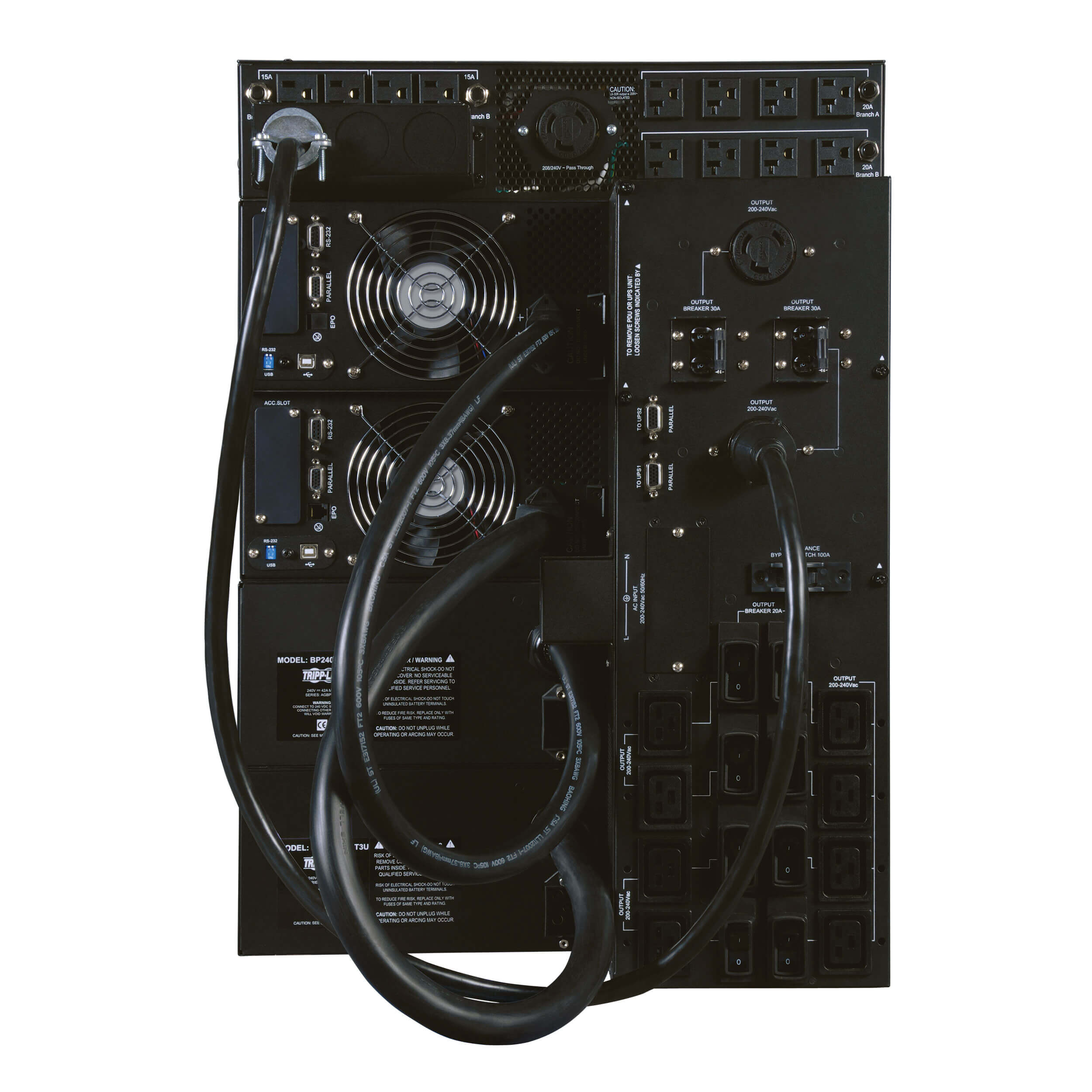 14U SmartOnline Double-Conversion UPS System, 208/240V & 120V | Tripp Lite