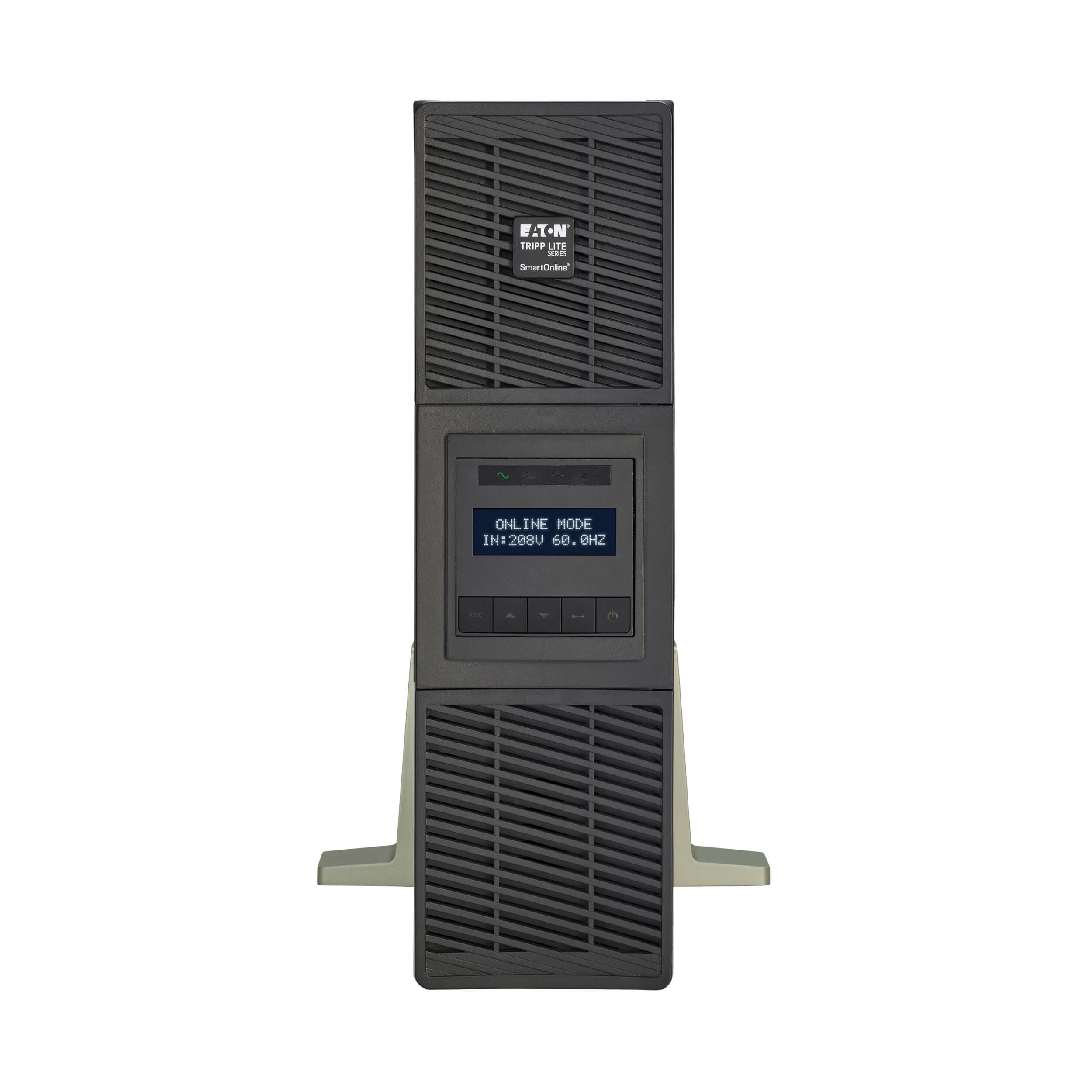 SmartOnline Double-Conversion UPS, 4500W, 5kVA, 208V, 3U Rack Tower | Eaton