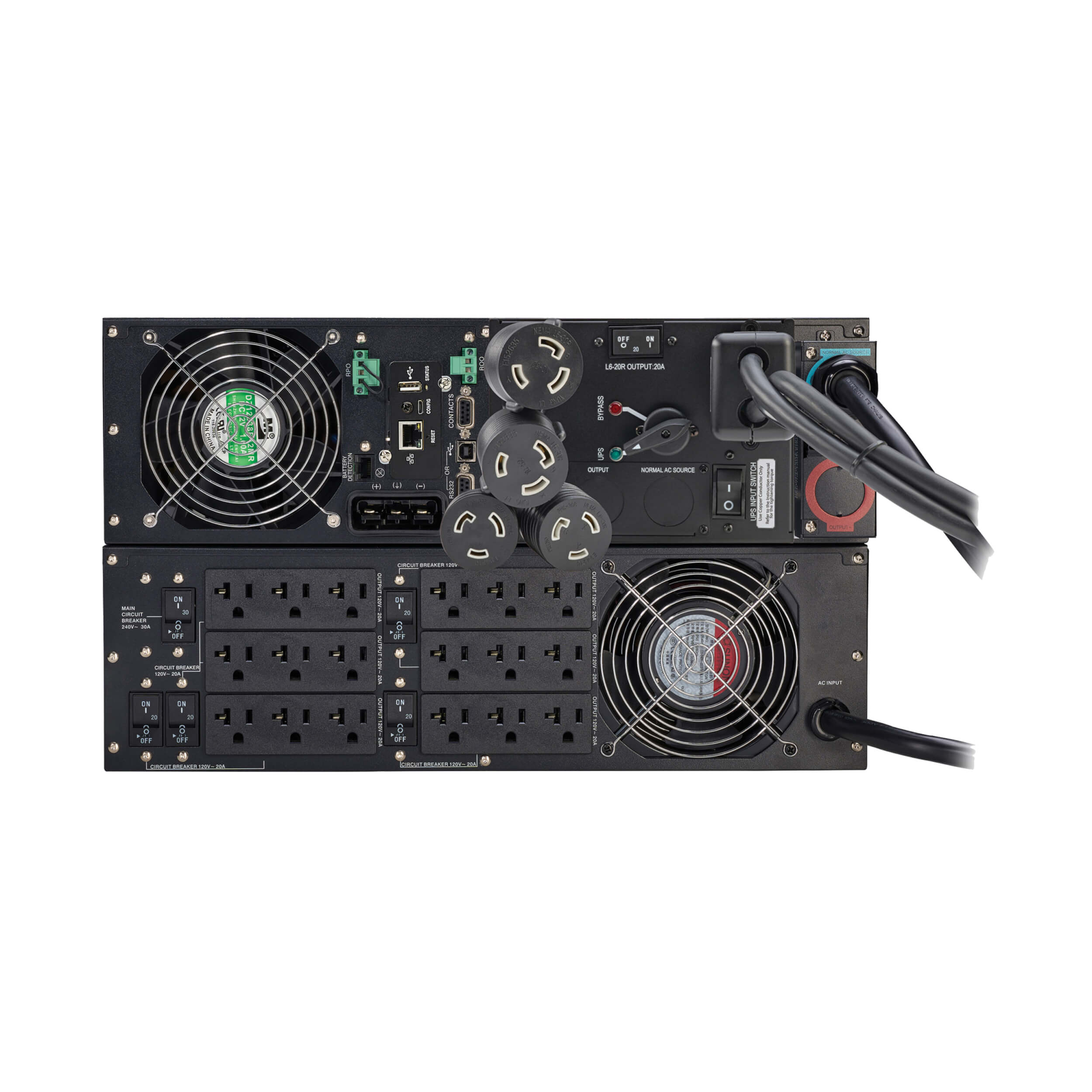 Online UPS, 5kVA, 4500W, Stepdown Transformer, Maintenance Bypass | Eaton