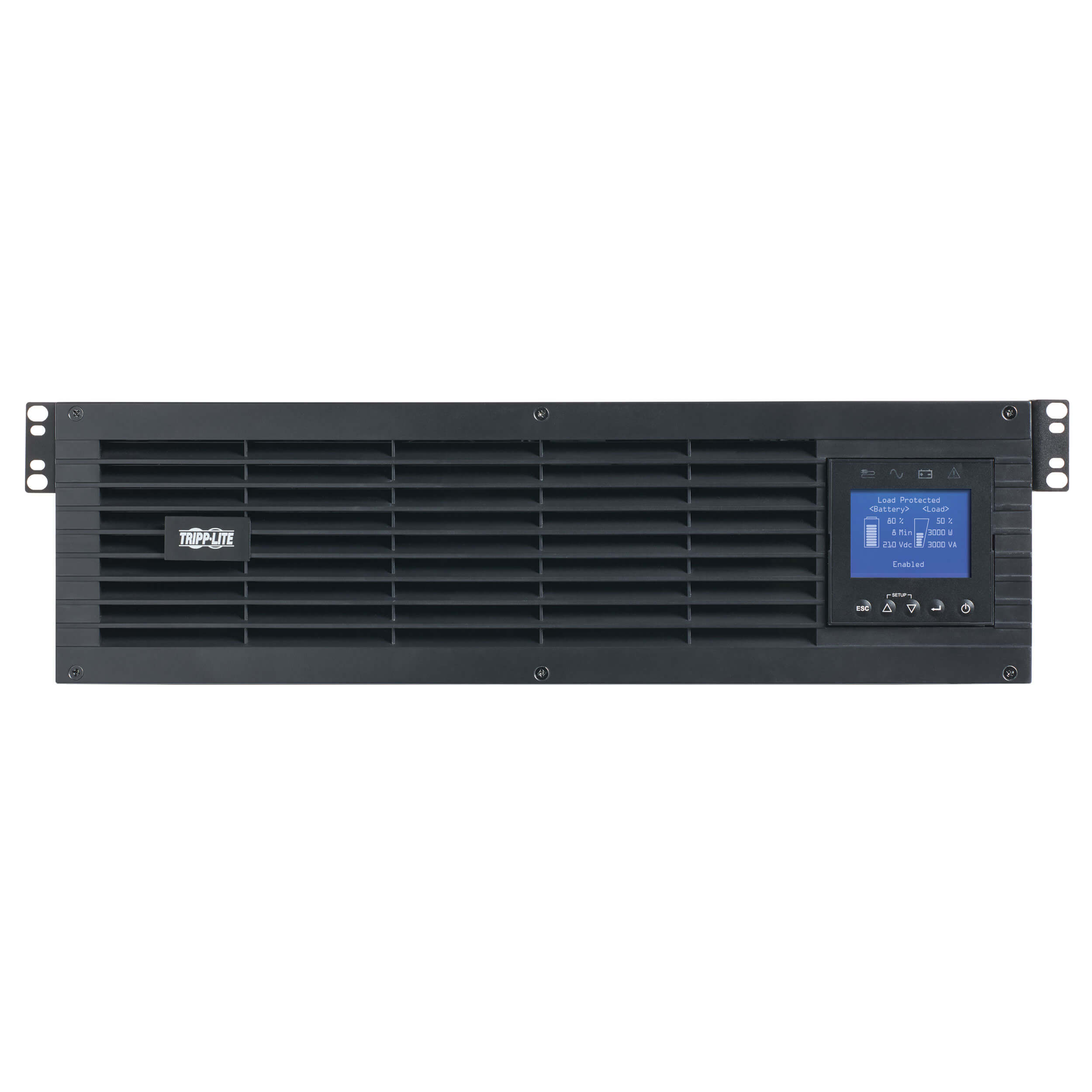 On-Line UPS System, 200–240V 5000VA 5000W, Hardwire In/Out, 3U | Eaton