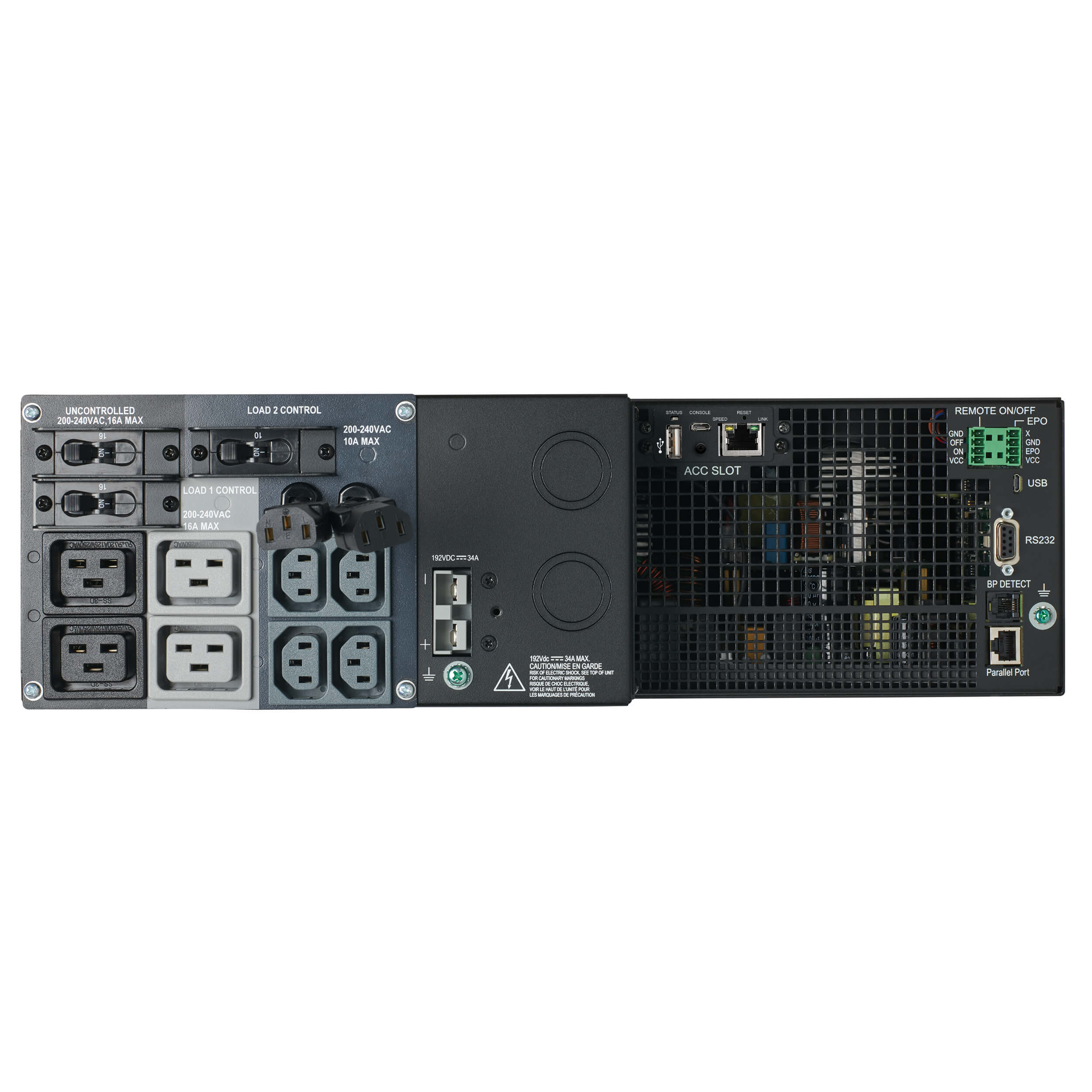 On-Line UPS System, 220/230/240V 5000VA 5000W, C13/C19, 3U | Eaton