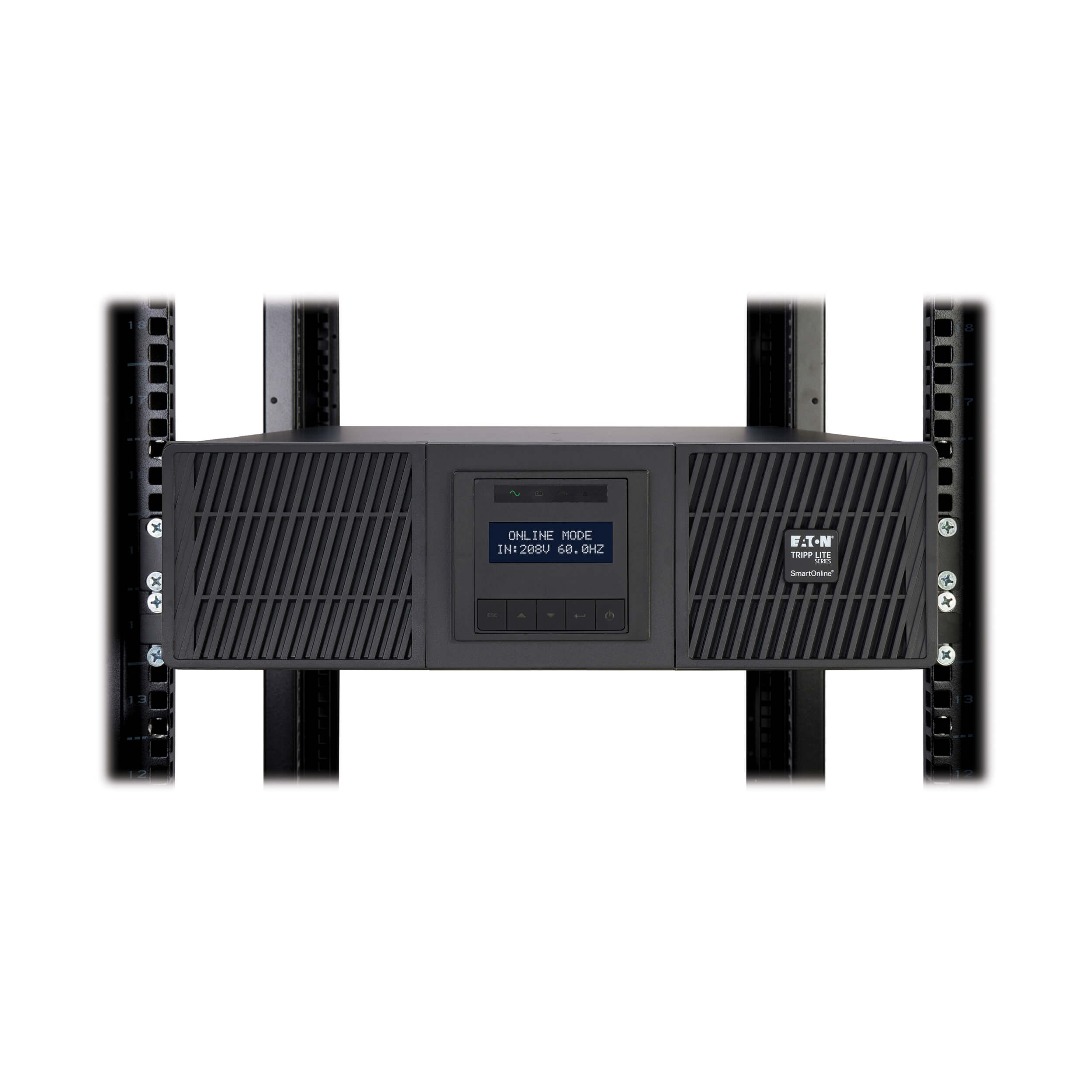 SmartOnline Double-Conversion UPS, 5400W, 6kVA, 208V, 3U Rack Tower | Eaton