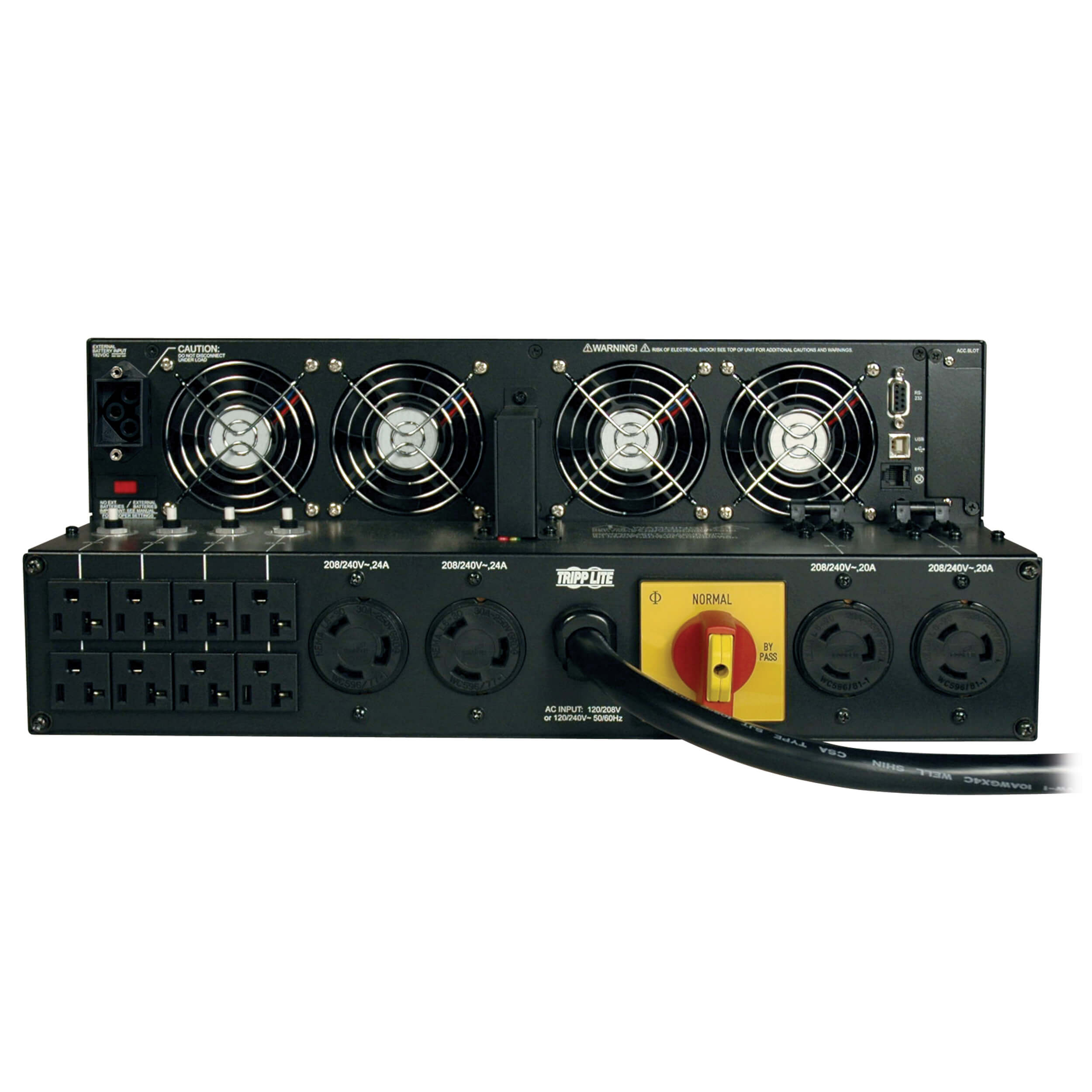 6kVA Double-Conversion UPS System, 4U, Network Card Slot, USB | Eaton